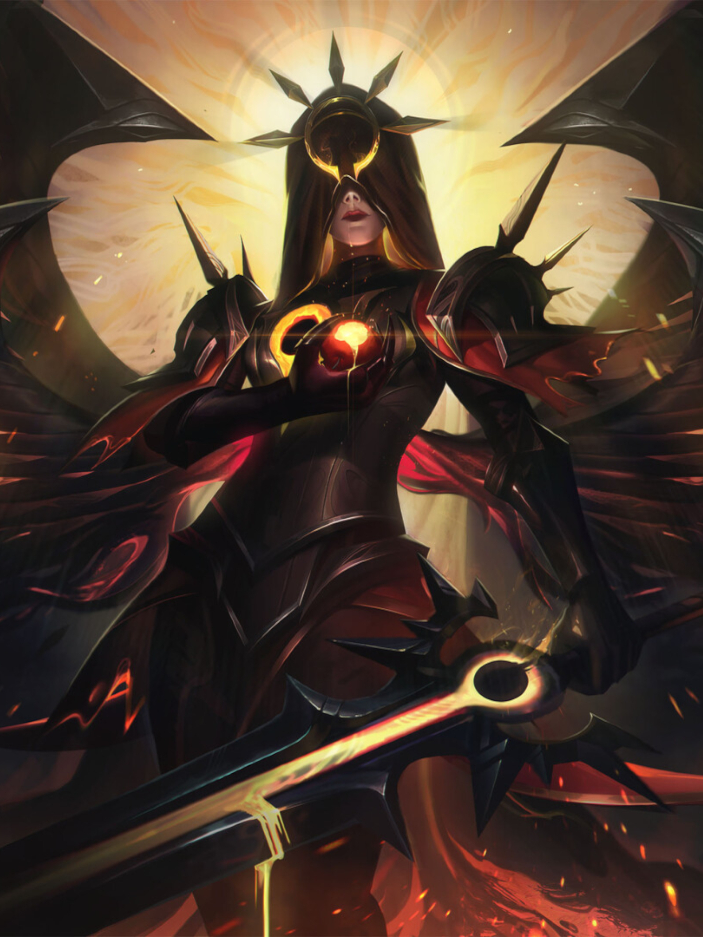 1440x1920 Kayle HD Art League Of Legends 1440x1920 Resolution Wallpaper ...