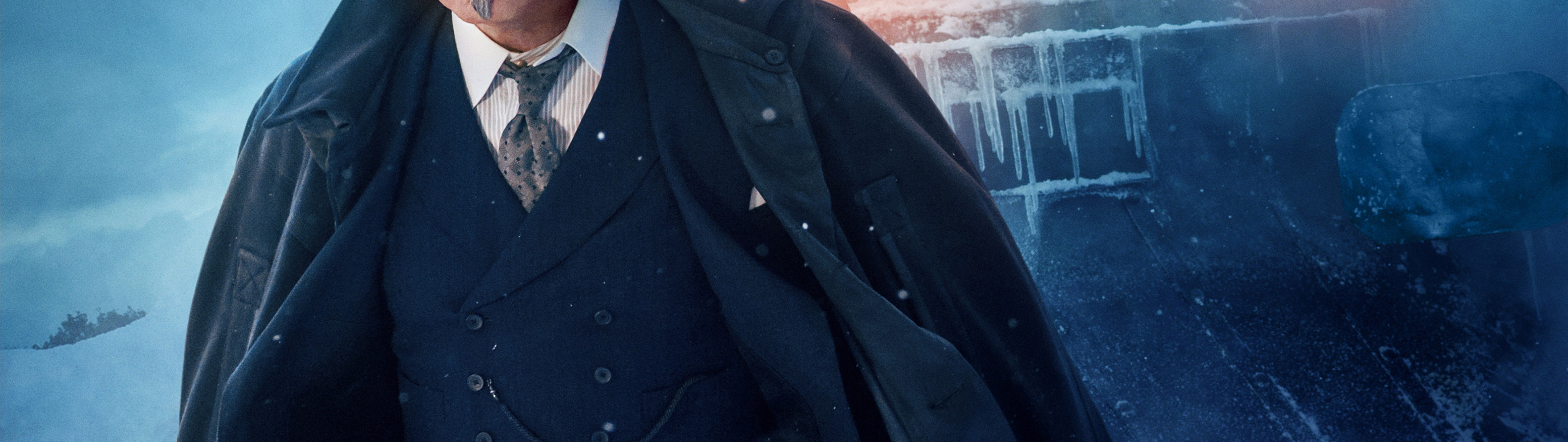 5120x1444 Kenneth Branagh As Hercule Poirot In Murder on the Orient ...