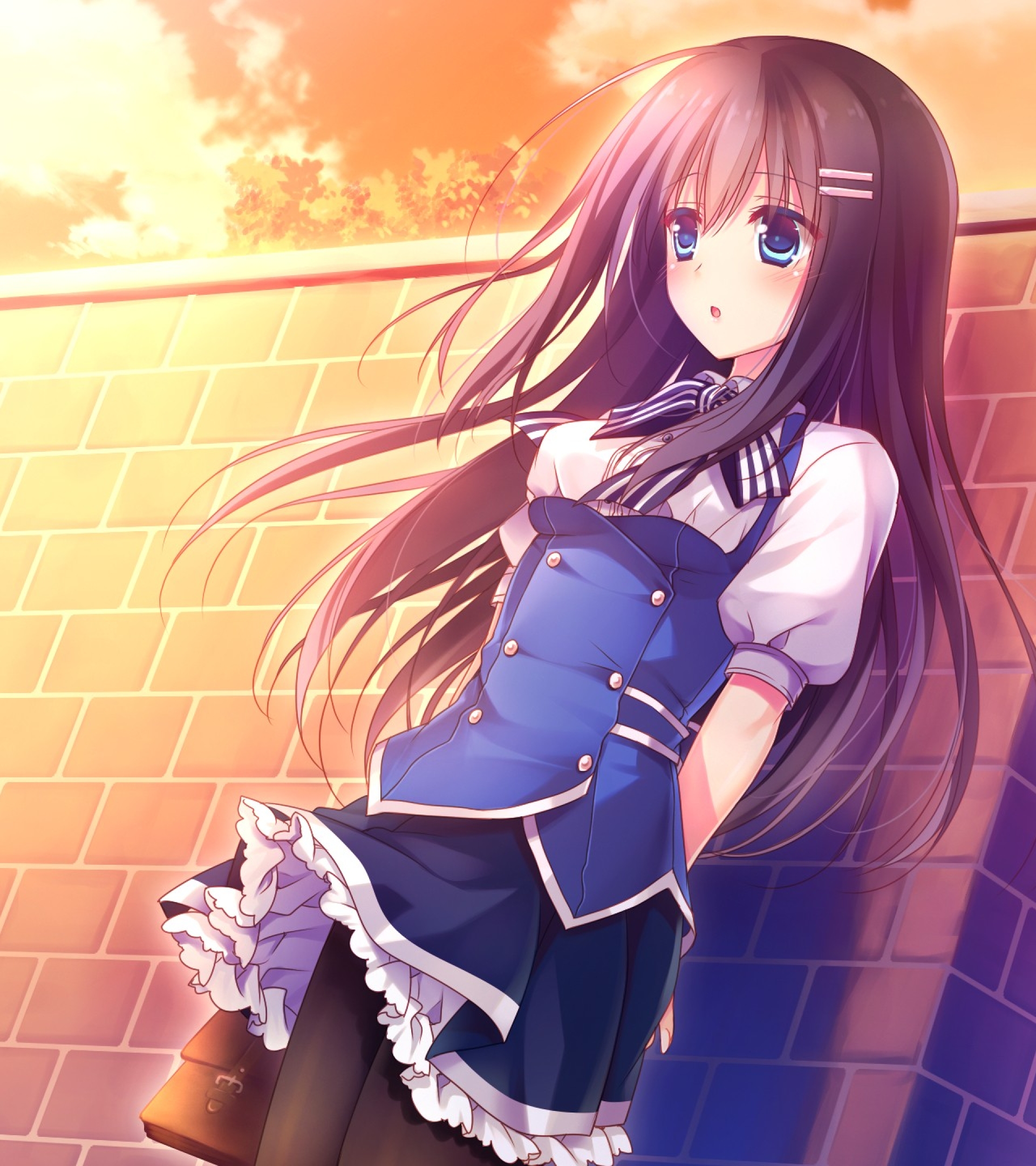 1920x2160 Resolution kimi no tonari de koishiteru, hoshino nagisa, girl ...