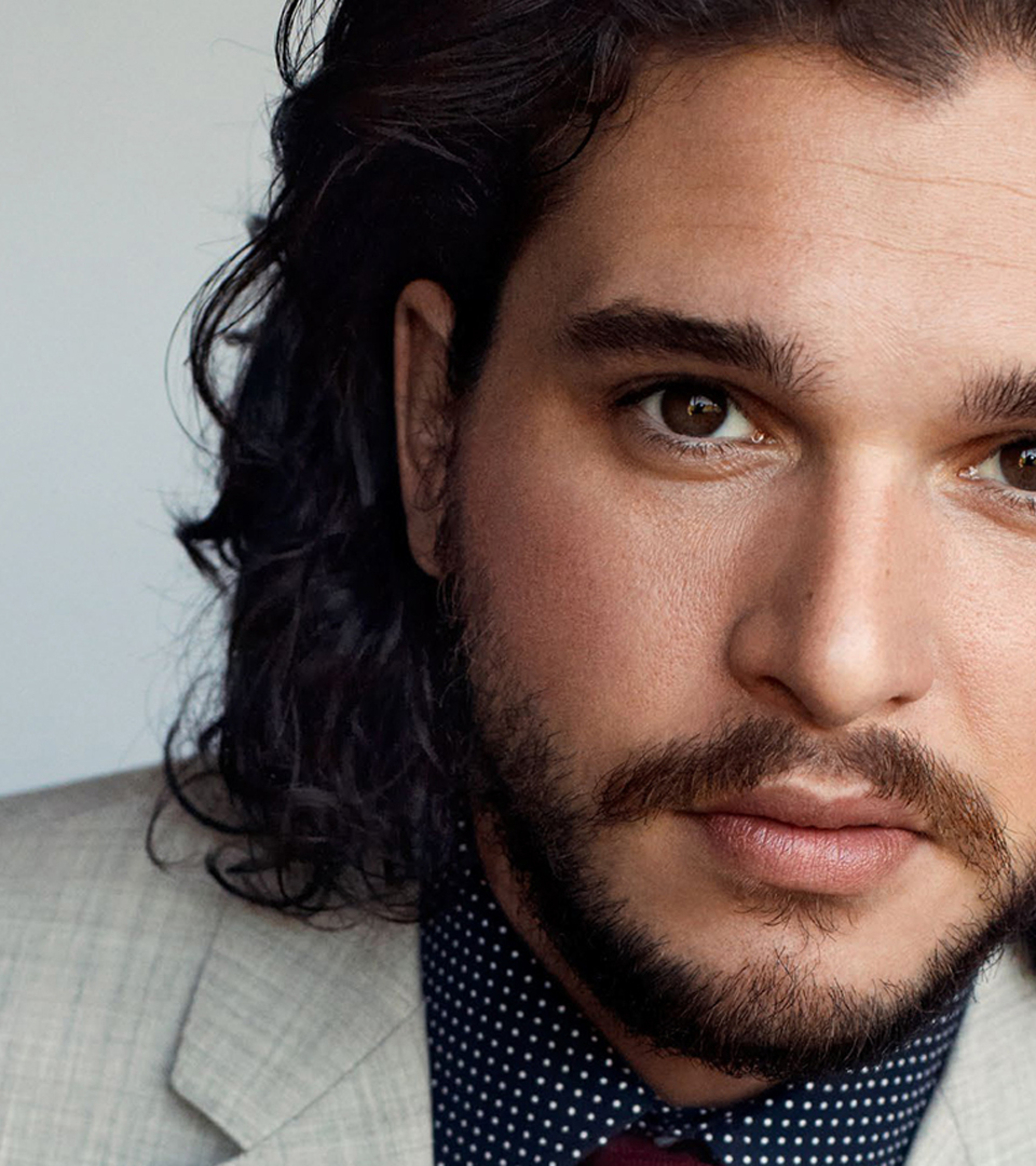 3840x4320 Resolution Kit Harington Beard Face 3840x4320 Resolution ...