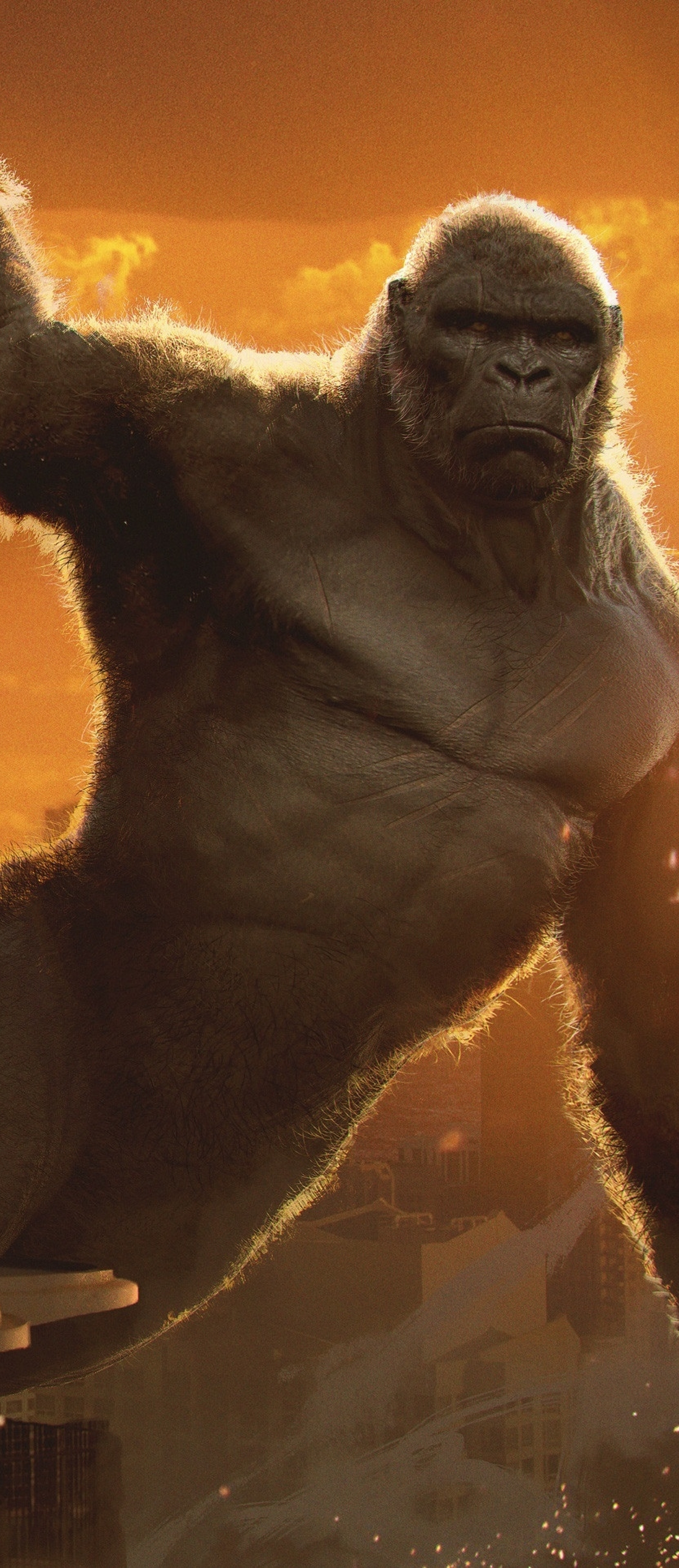 1664x3840 Resolution Kong Vs Godzilla 2020 Art 1664x3840 Resolution ...