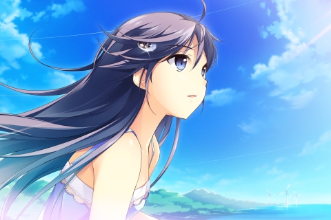 480x320 kono oozora ni tsubasa wo hirogete, mochizuki amane, anime ...