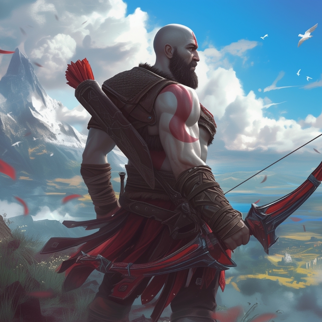 1024x1024 Resolution Kratos The Conqueror HD Digital Gaming 1024x1024 ...