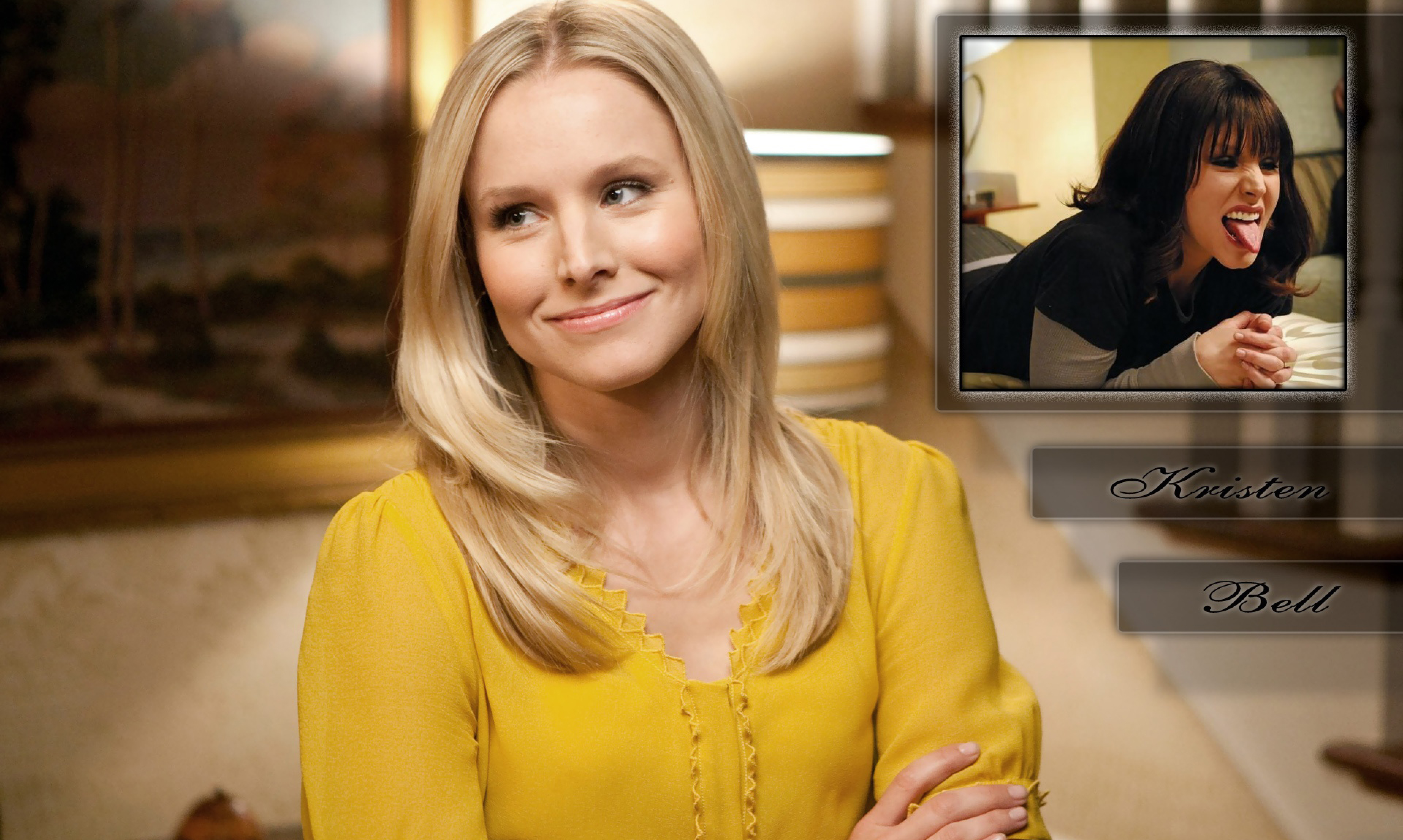 3840x2300 Resolution Kristen Bell Rare Images 3840x2300 Resolution ...