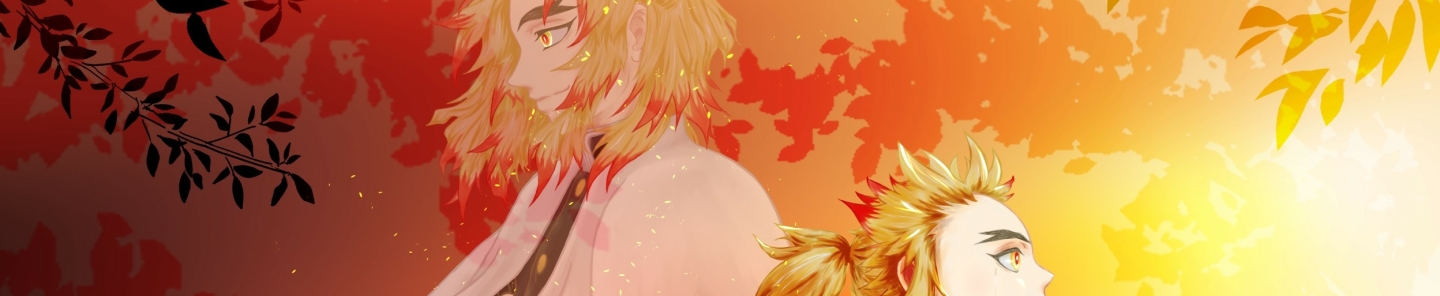 1440x296 Resolution Kyojuro Rengoku and Senjuro Rengoku Demon Slayer ...