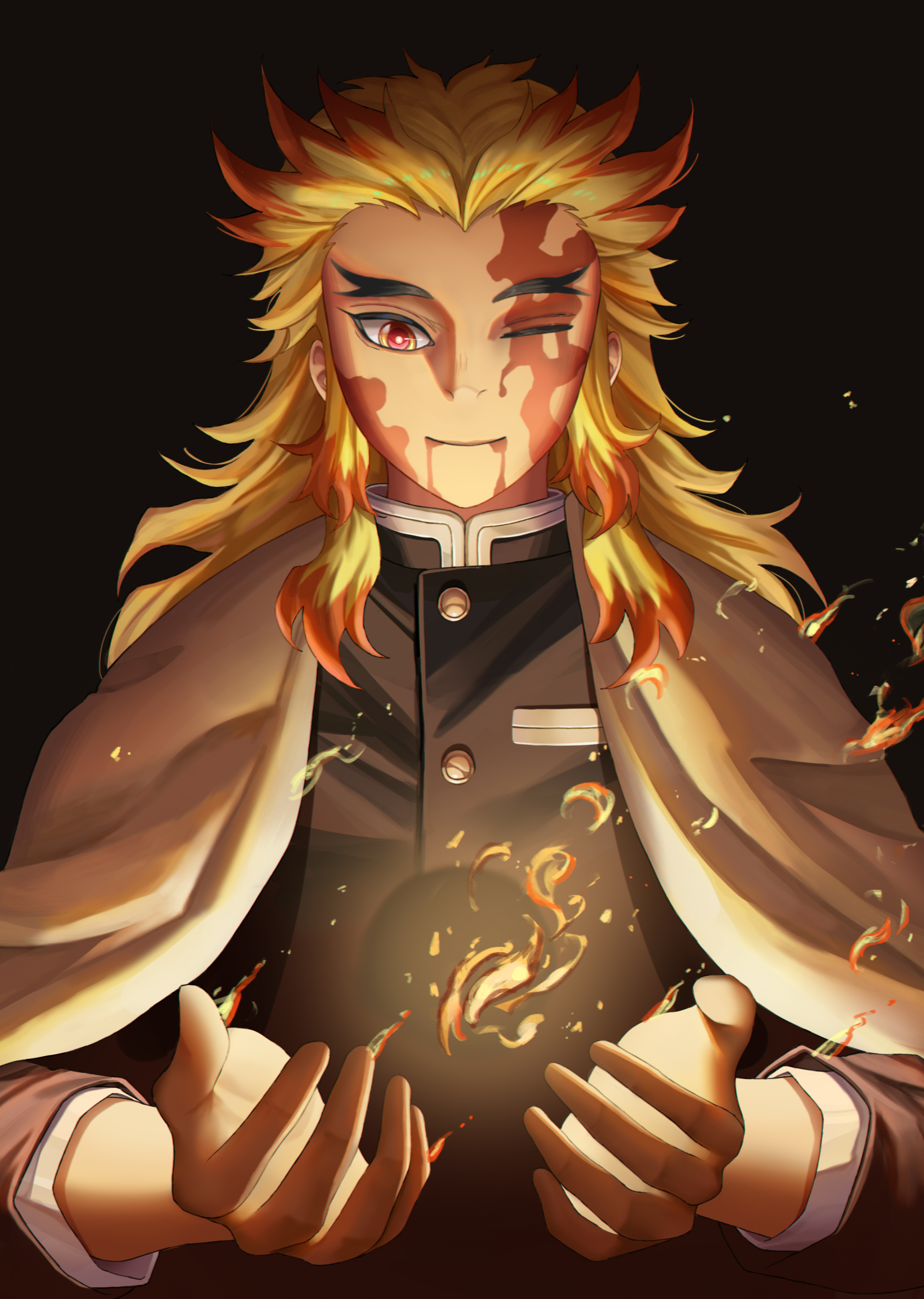 3200x4500 Resolution Kyojuro Rengoku Art 22 3200x4500 Resolution ...