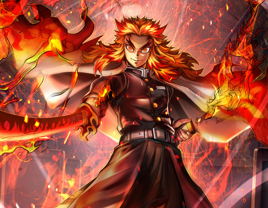 900x700 Resolution Kyojuro Rengoku Cool Art 2022 900x700 Resolution ...
