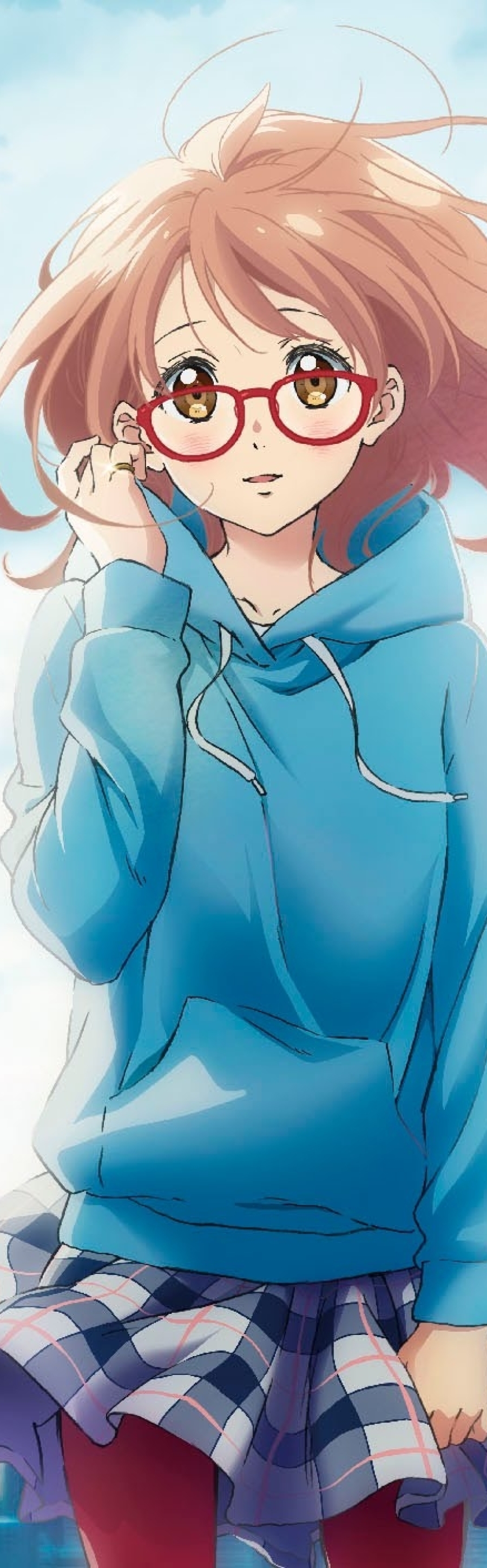 900x2900 Resolution Kyoukai No Kanata Anime Girl Kuriyama Mirai ...