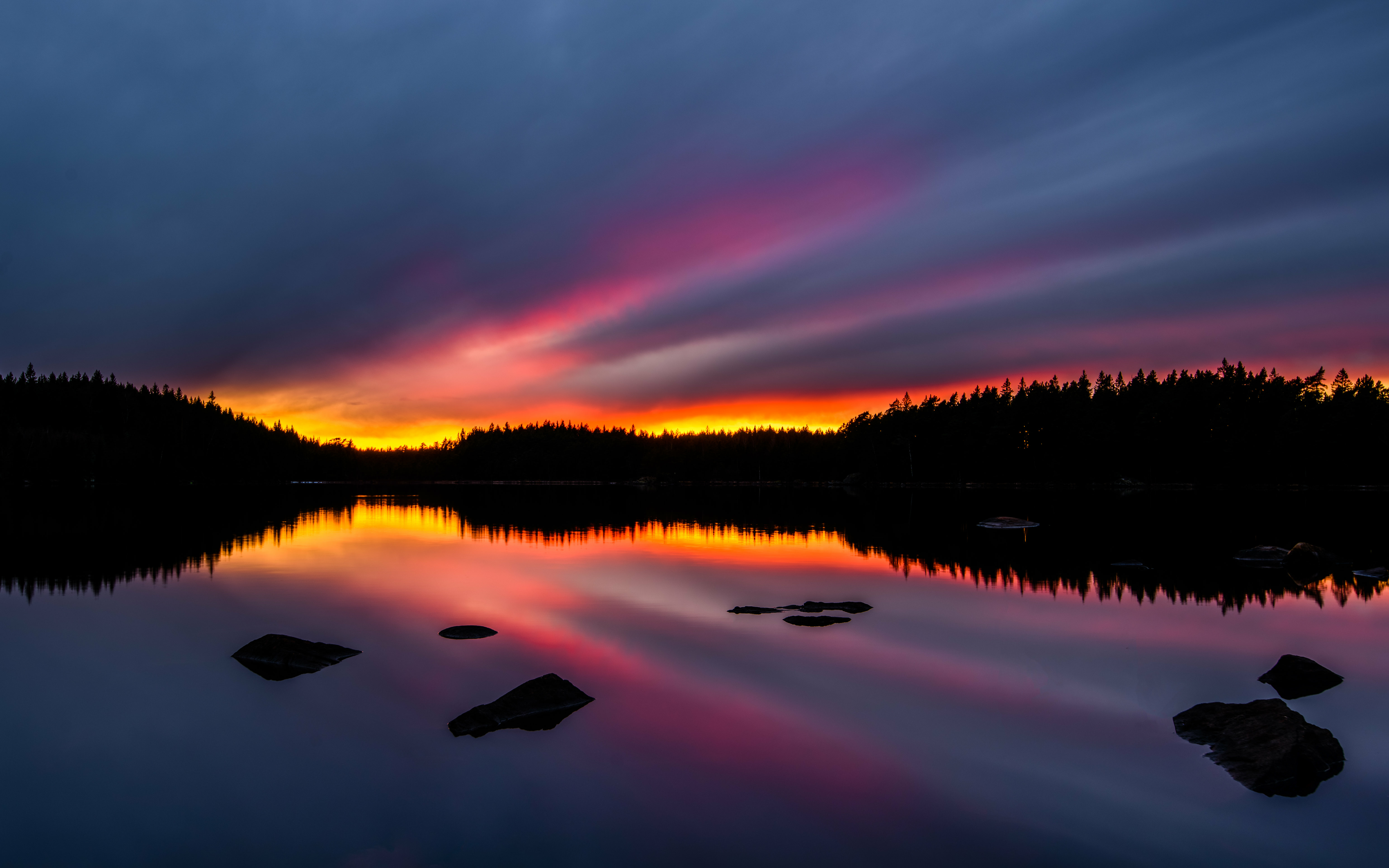 800x12800 Lake Dusk Light 4k 800x12800 Resolution Wallpaper, HD Nature ...
