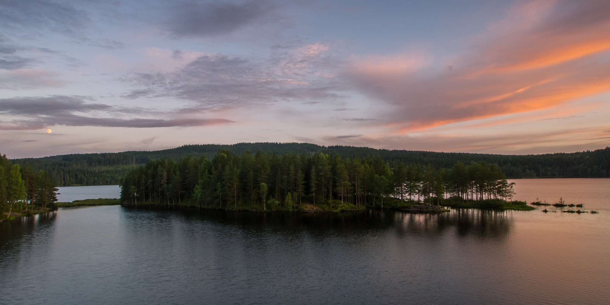 2048x1024 Resolution lake, island, trees 2048x1024 Resolution Wallpaper ...