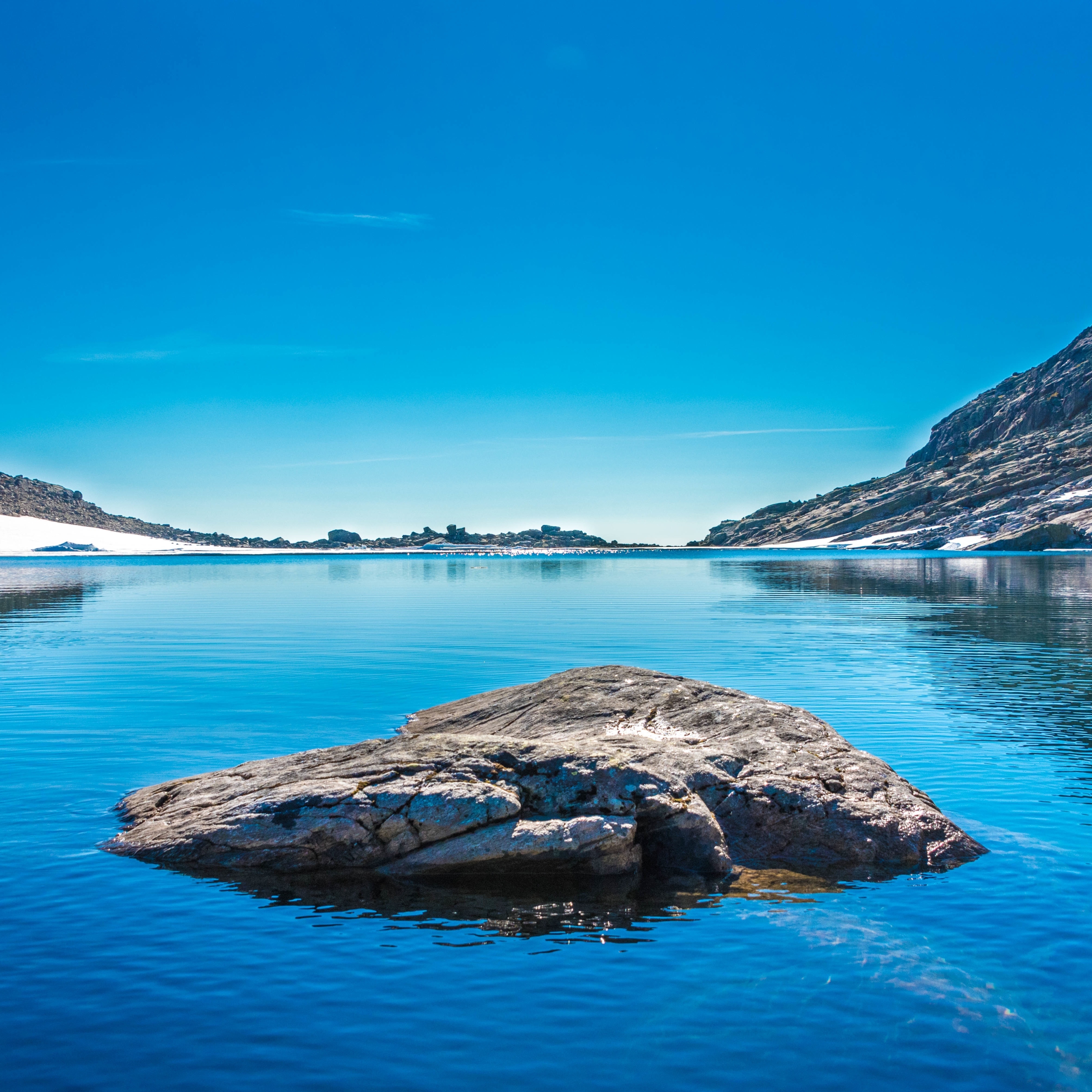 3000x3000 Resolution lake, mountains, blue water 3000x3000 Resolution ...