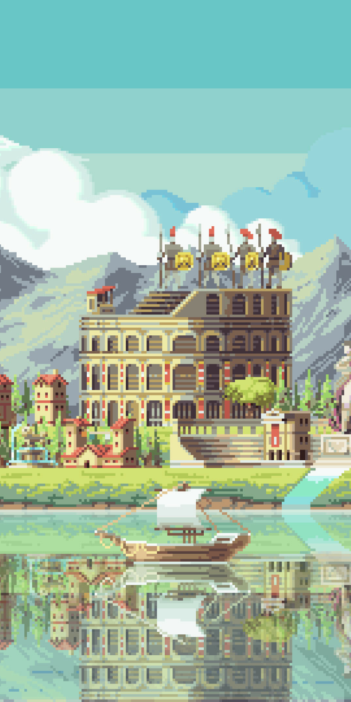 720x1440 LakeSide HD Pixel Art 720x1440 Resolution Wallpaper, HD Games ...