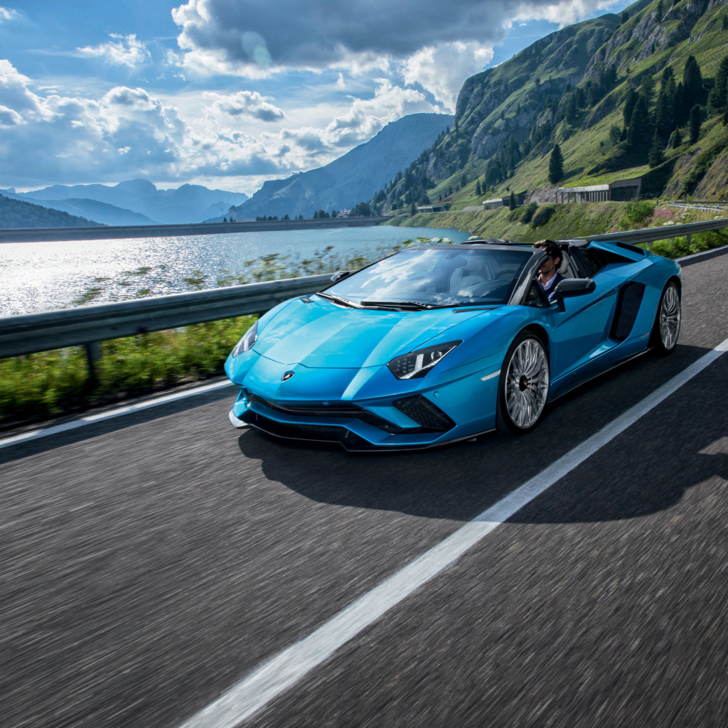 1024x1024 Resolution Lamborghini Aventador S Roadster 1024x1024 ...