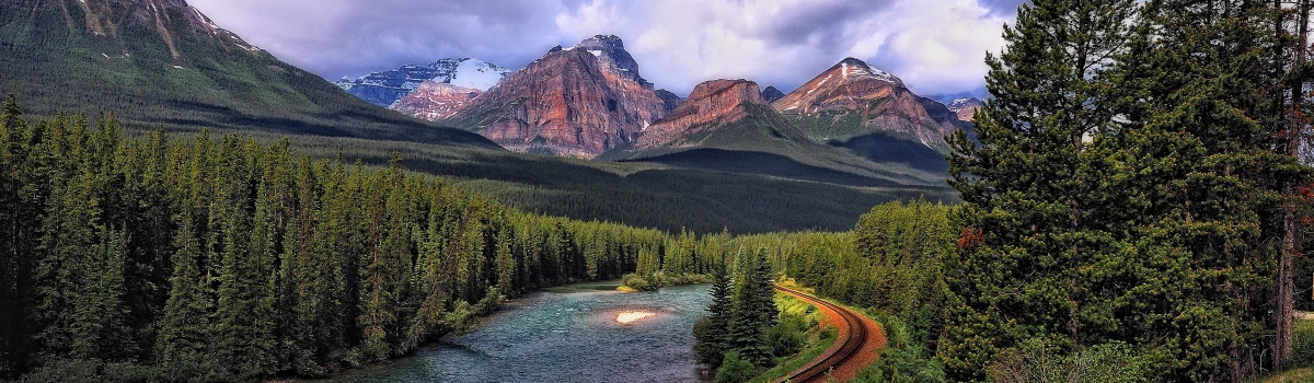 1200x350 Resolution landscape, mountains, railroad 1200x350 Resolution ...