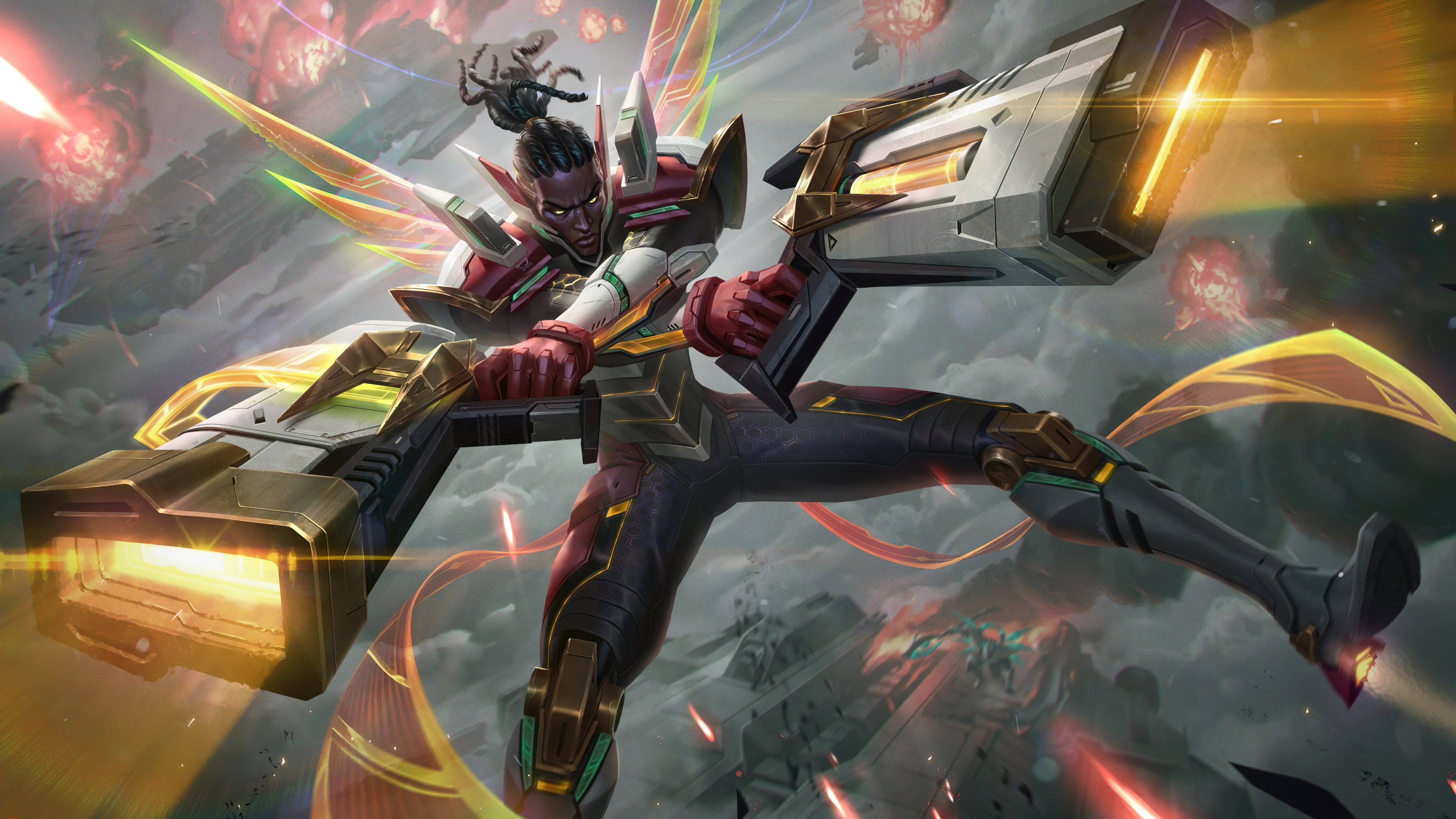 3072x1728 Resolution League Of Legends 8k Lucian 3072x1728 Resolution ...