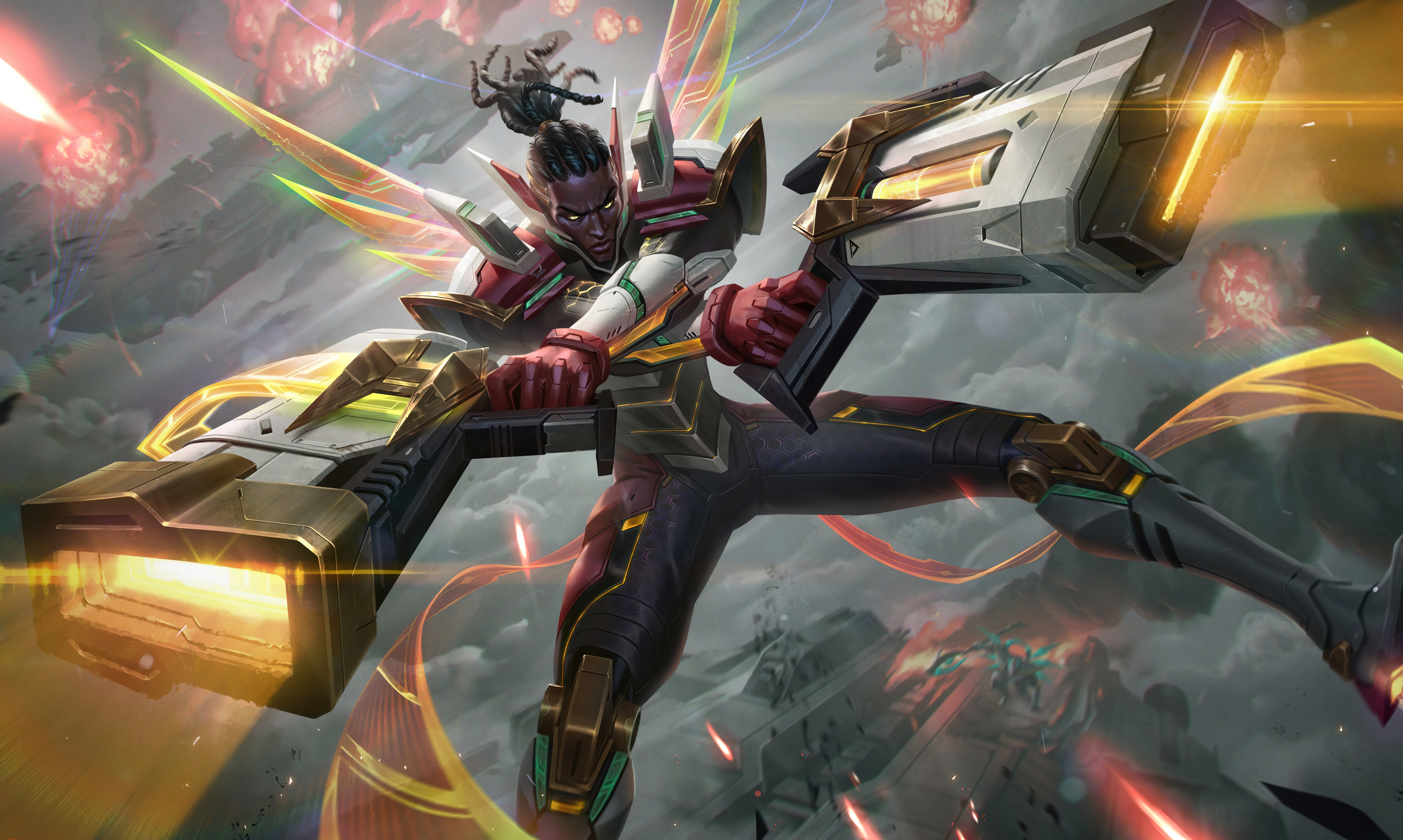 3840x2300 Resolution League Of Legends 8k Lucian 3840x2300 Resolution ...