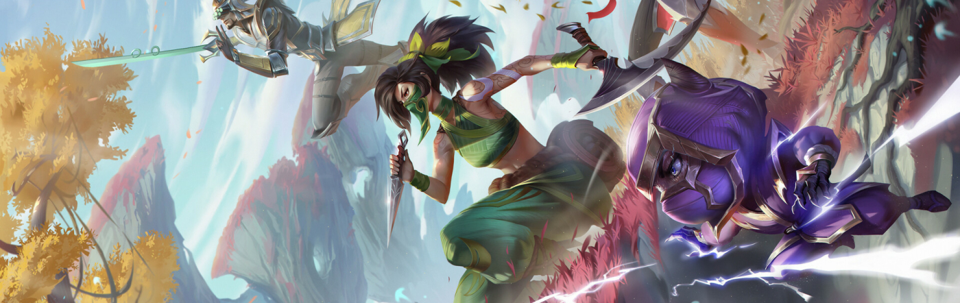 1400x442 Resolution League of Legends Wild Rift HD Cool Poster 1400x442 ...