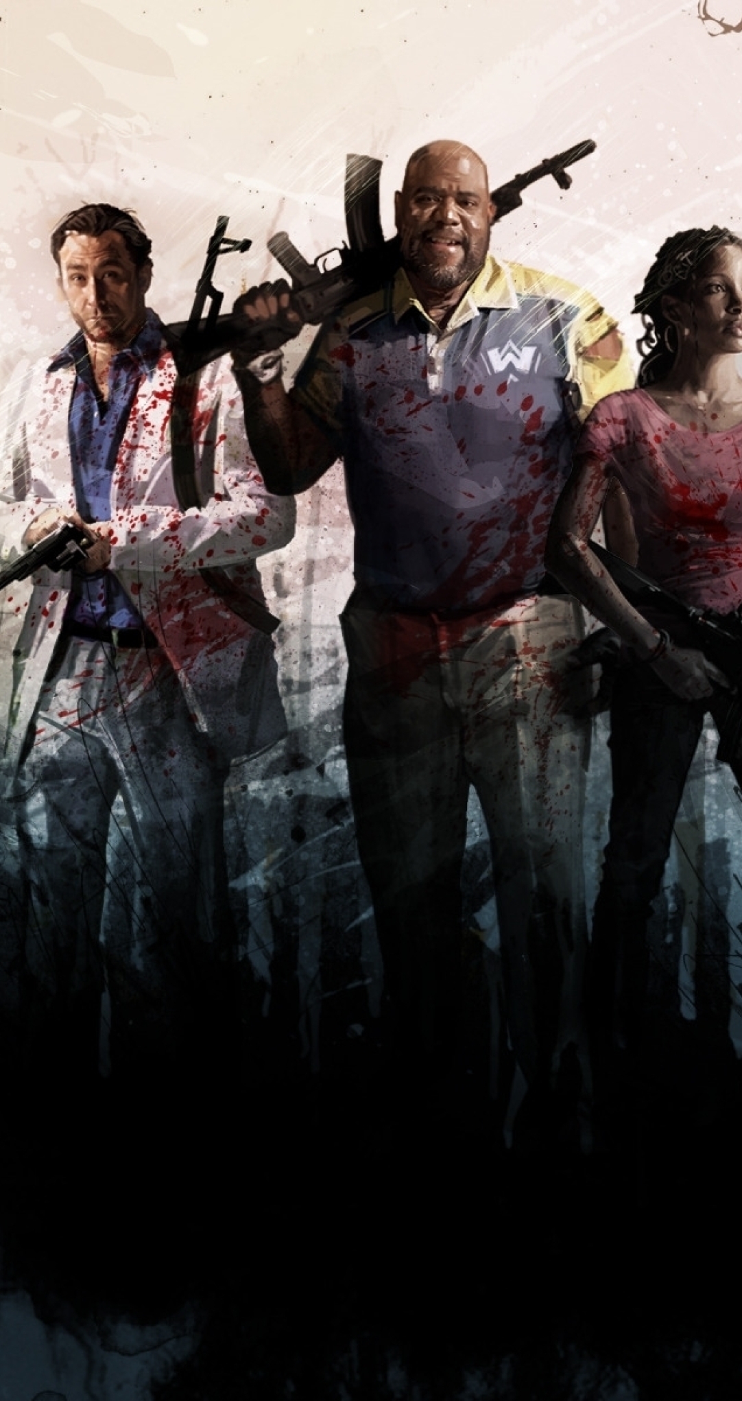 1082x2042 Resolution left 4 dead, characters, faces 1082x2042 ...
