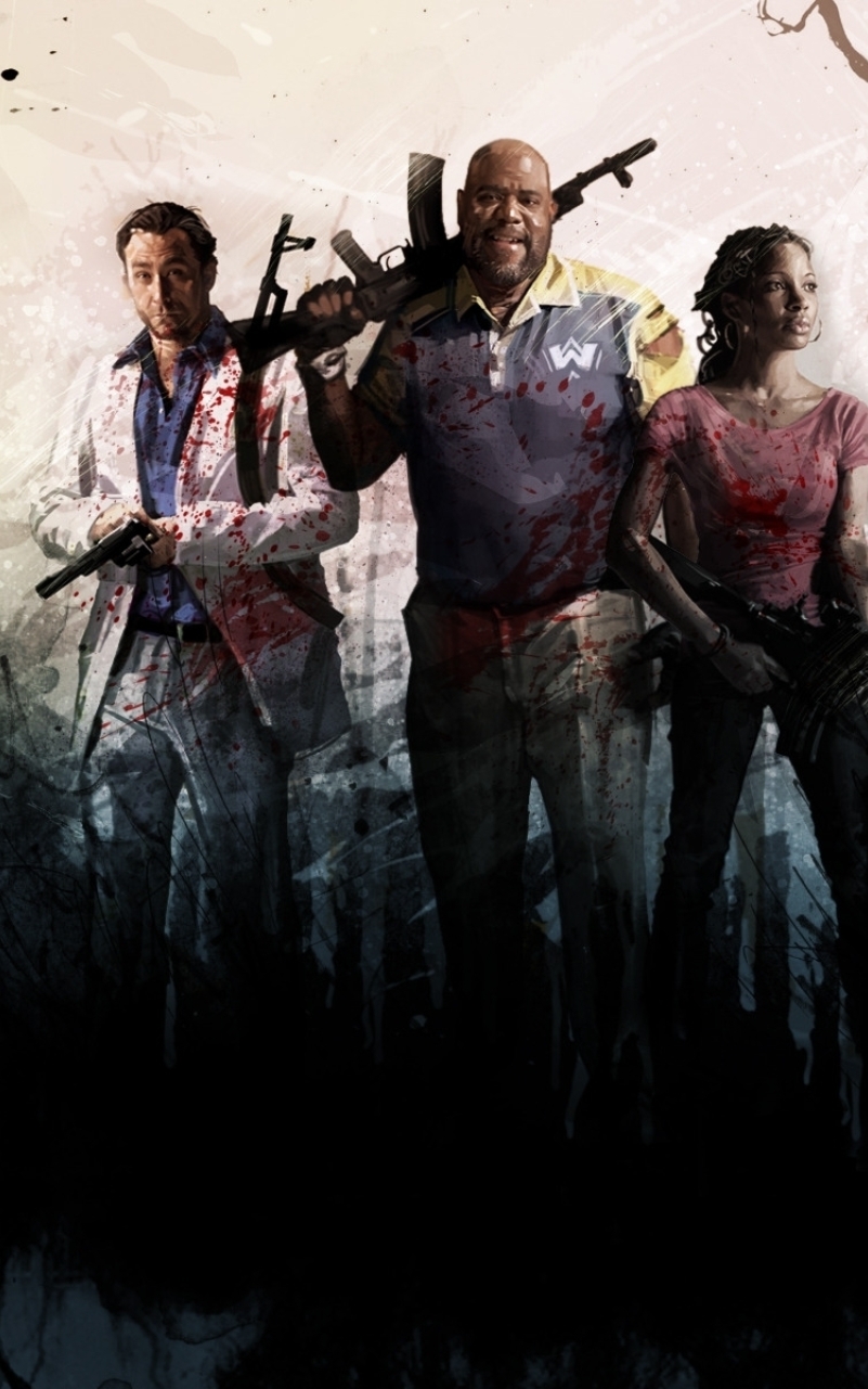 801x1281 Resolution left 4 dead, characters, faces 801x1281 Resolution ...