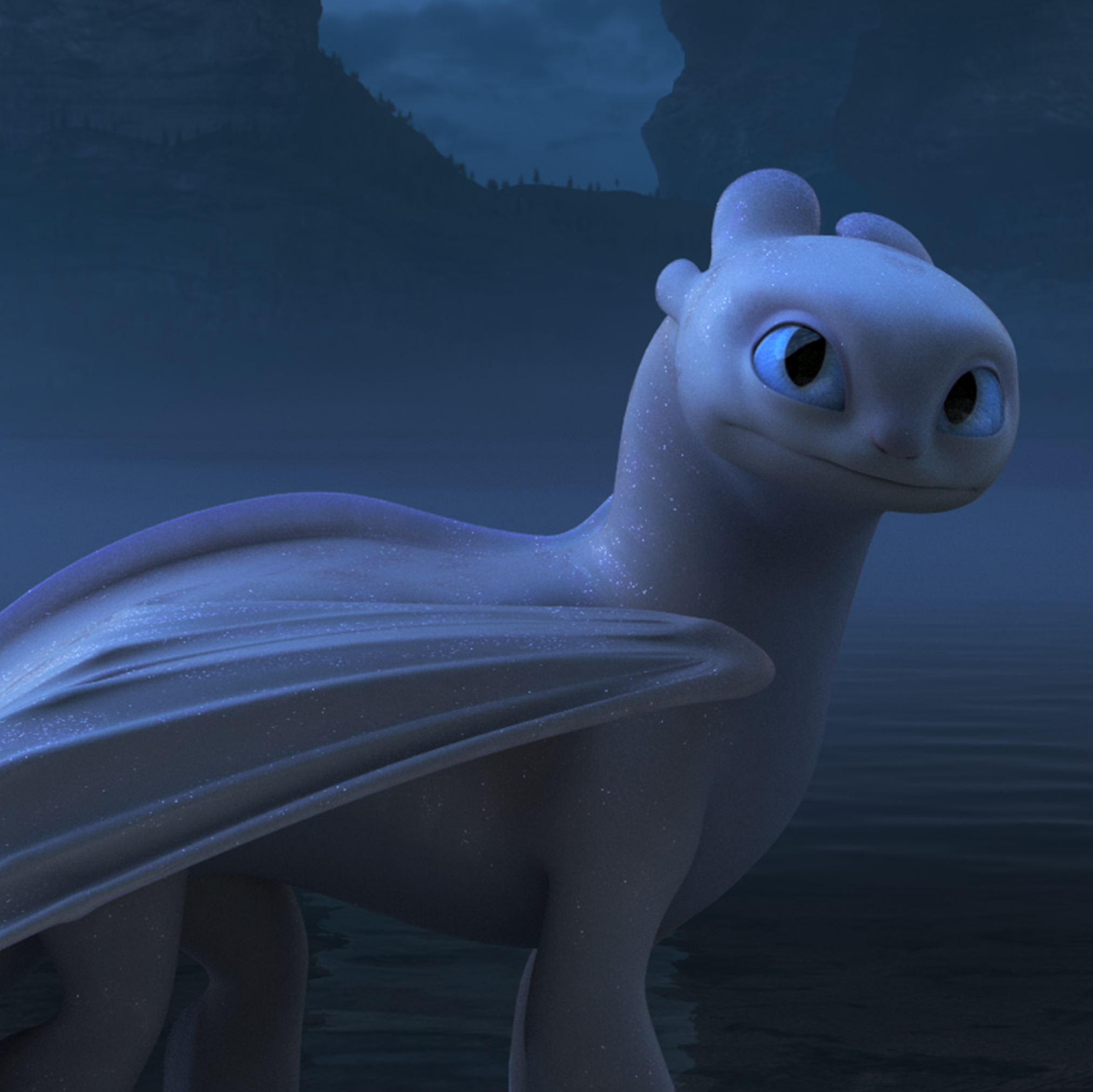 2025x2022 Resolution Light Fury in How To Train Your Dragon The Hidden ...