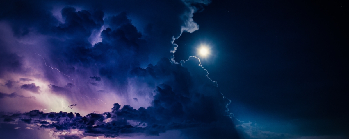 1200x480 Resolution Lightning at Night HD 1200x480 Resolution Wallpaper ...