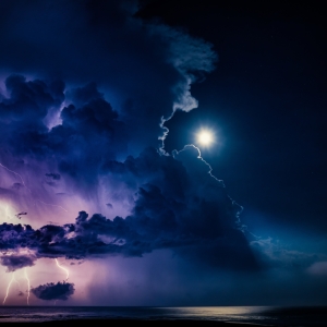 300x300 Resolution Lightning at Night HD 300x300 Resolution Wallpaper ...