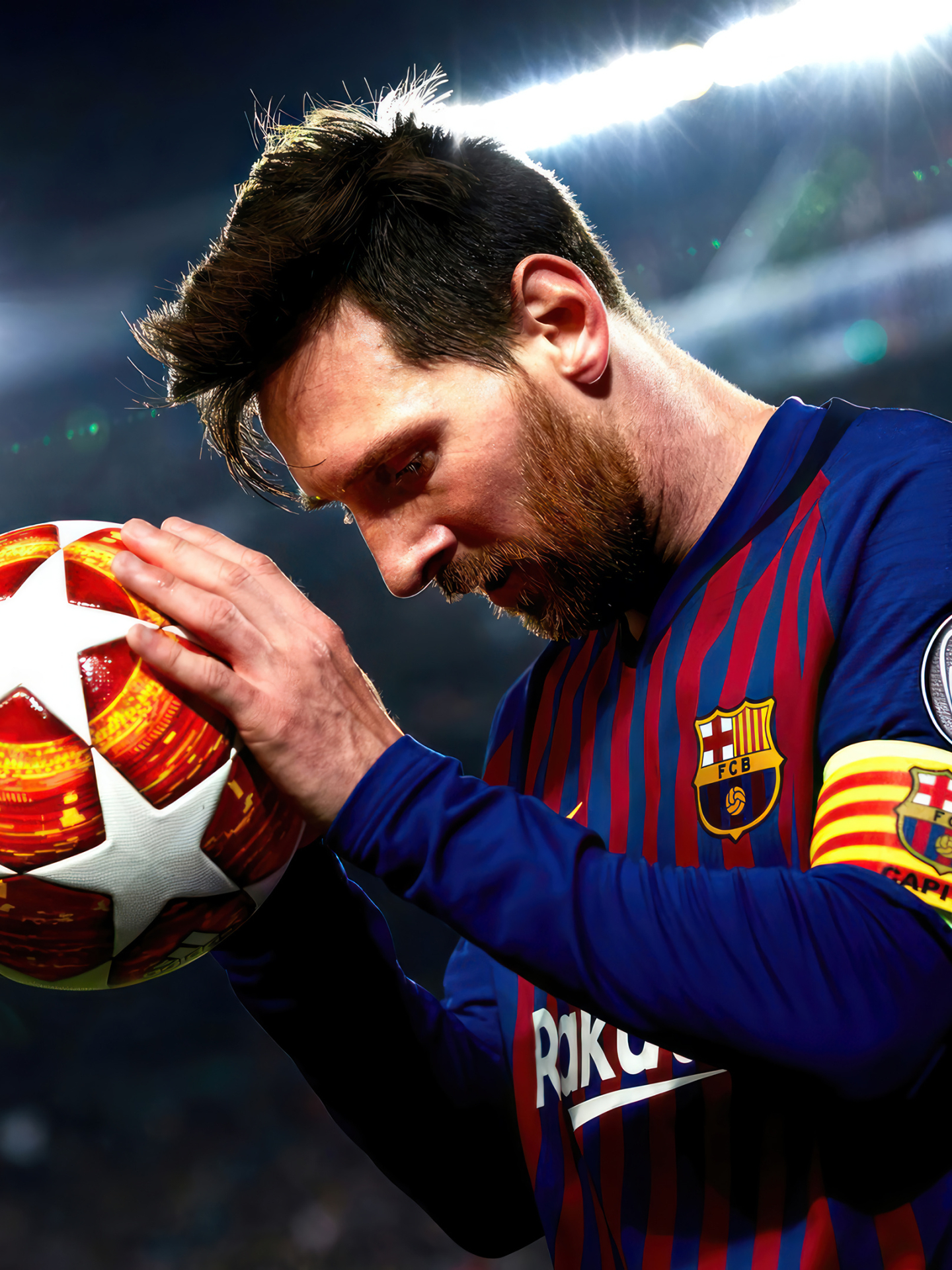 1440x1920 Resolution Lionel Messi 4k FCB 1440x1920 Resolution Wallpaper ...