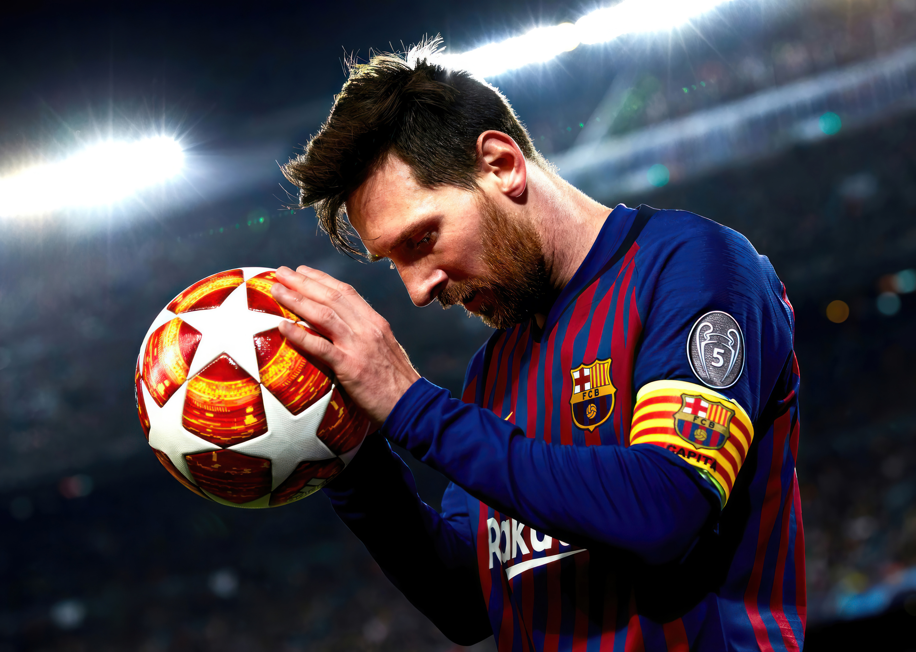 2920x2080 Resolution Lionel Messi 4k FCB 2920x2080 Resolution Wallpaper ...