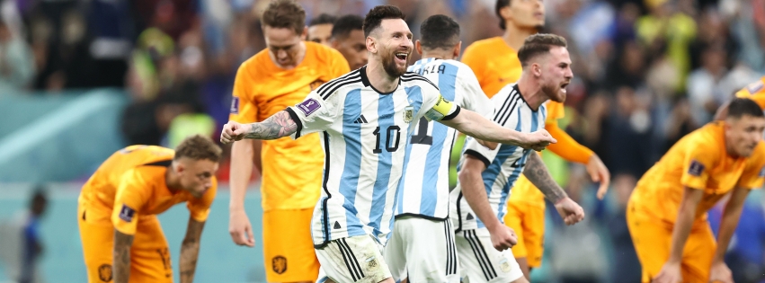 851x315 Lionel Messi Celebration FIFA World Cup 2022 851x315 Resolution ...