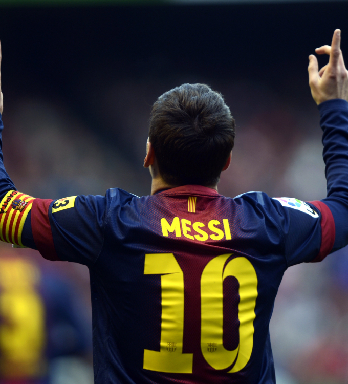 680x750 Resolution lionel messi, player, back 680x750 Resolution ...