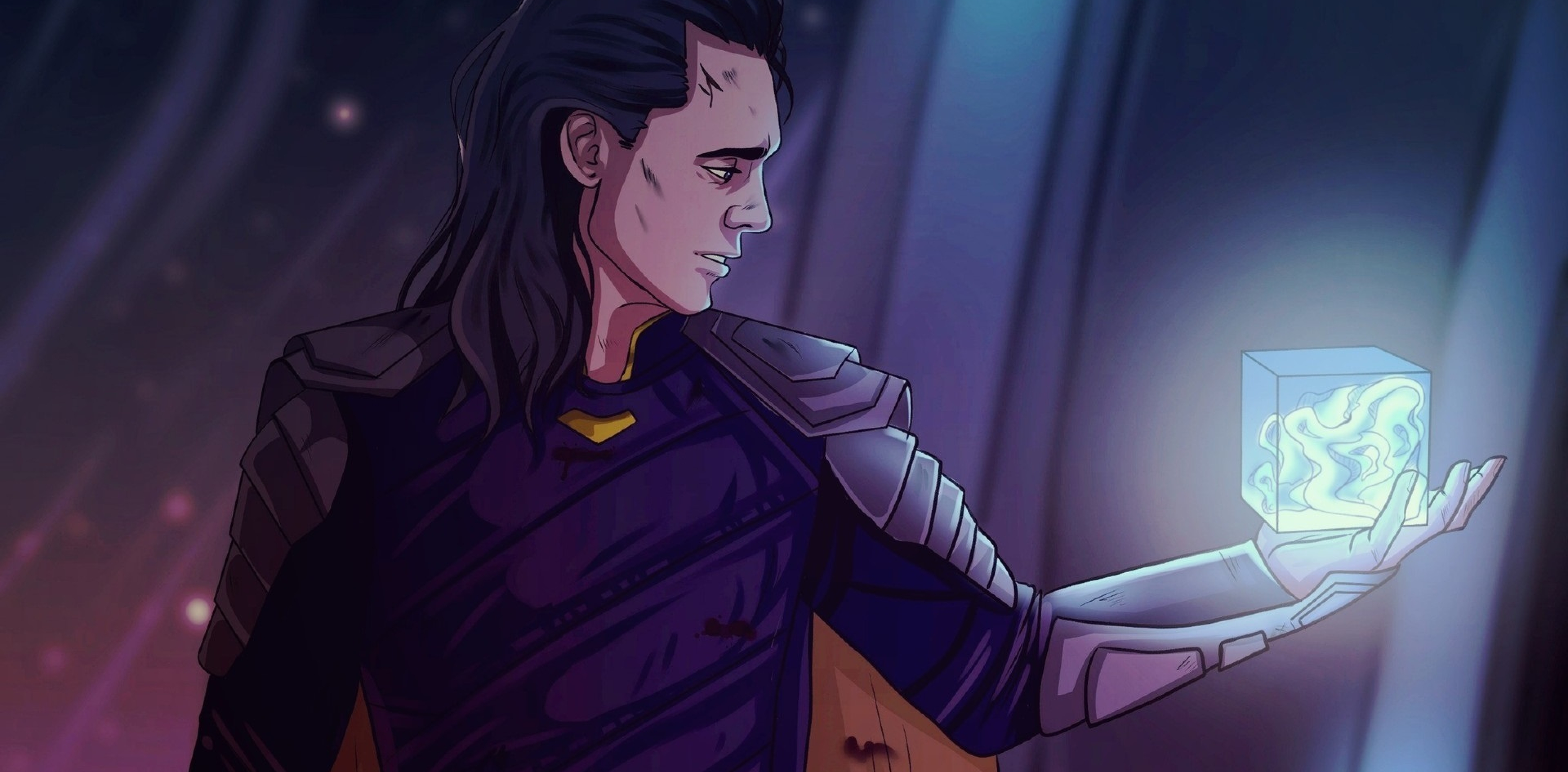 5120x2520 Resolution Loki Holding Infinity Stone 5120x2520 Resolution ...