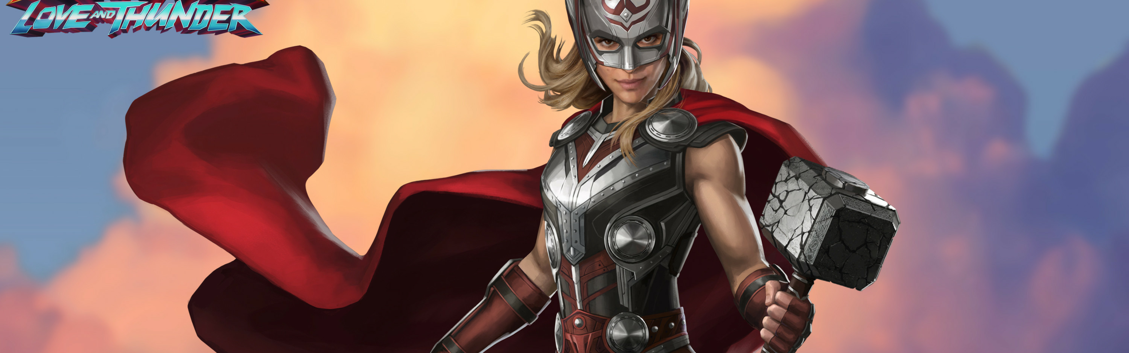 3840x1200 Resolution Love and Thunder HD Lady Thor 3840x1200 Resolution ...