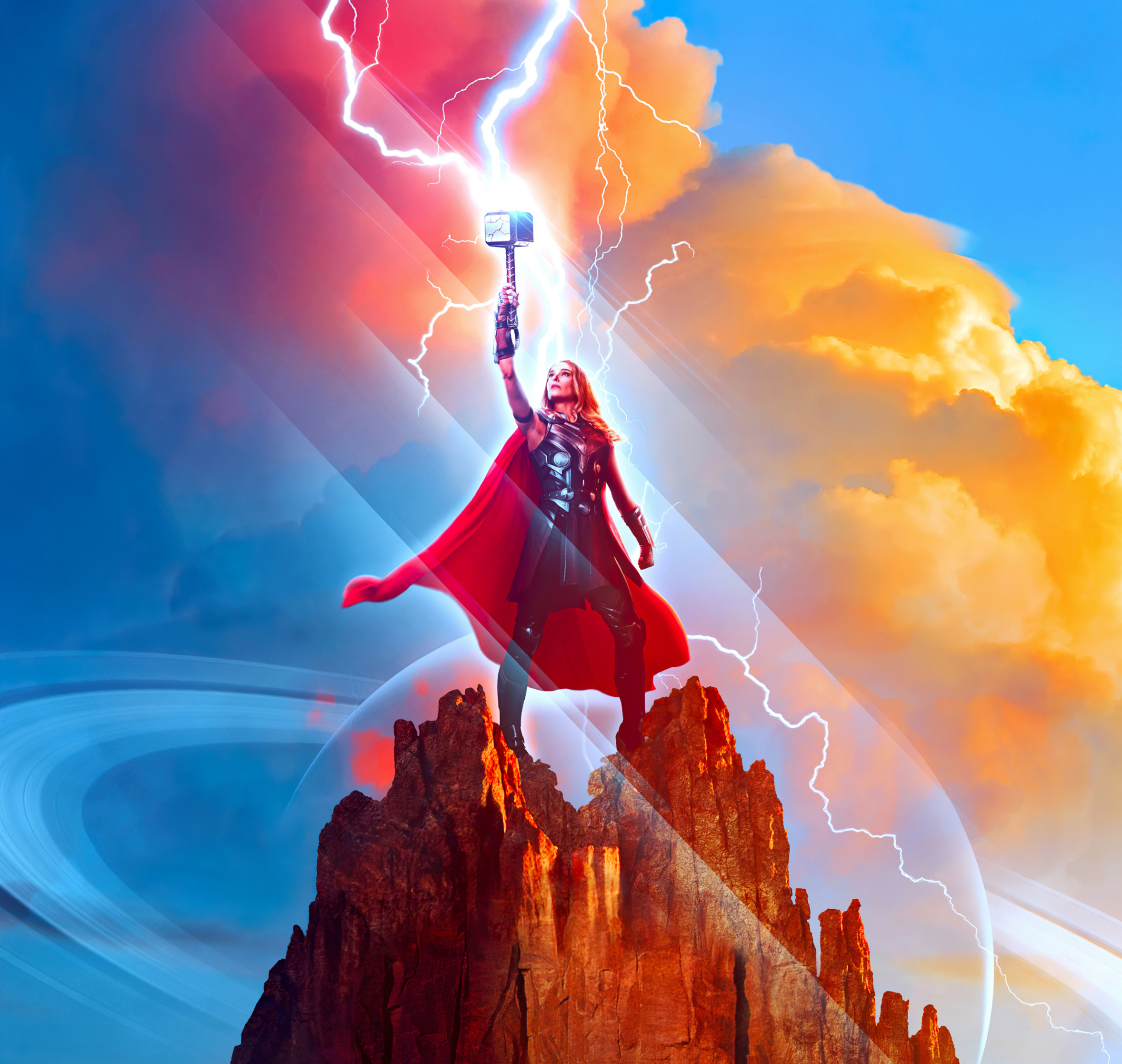 2356x2234 Resolution Love and Thunder Lady Mighty Thor 2356x2234 ...