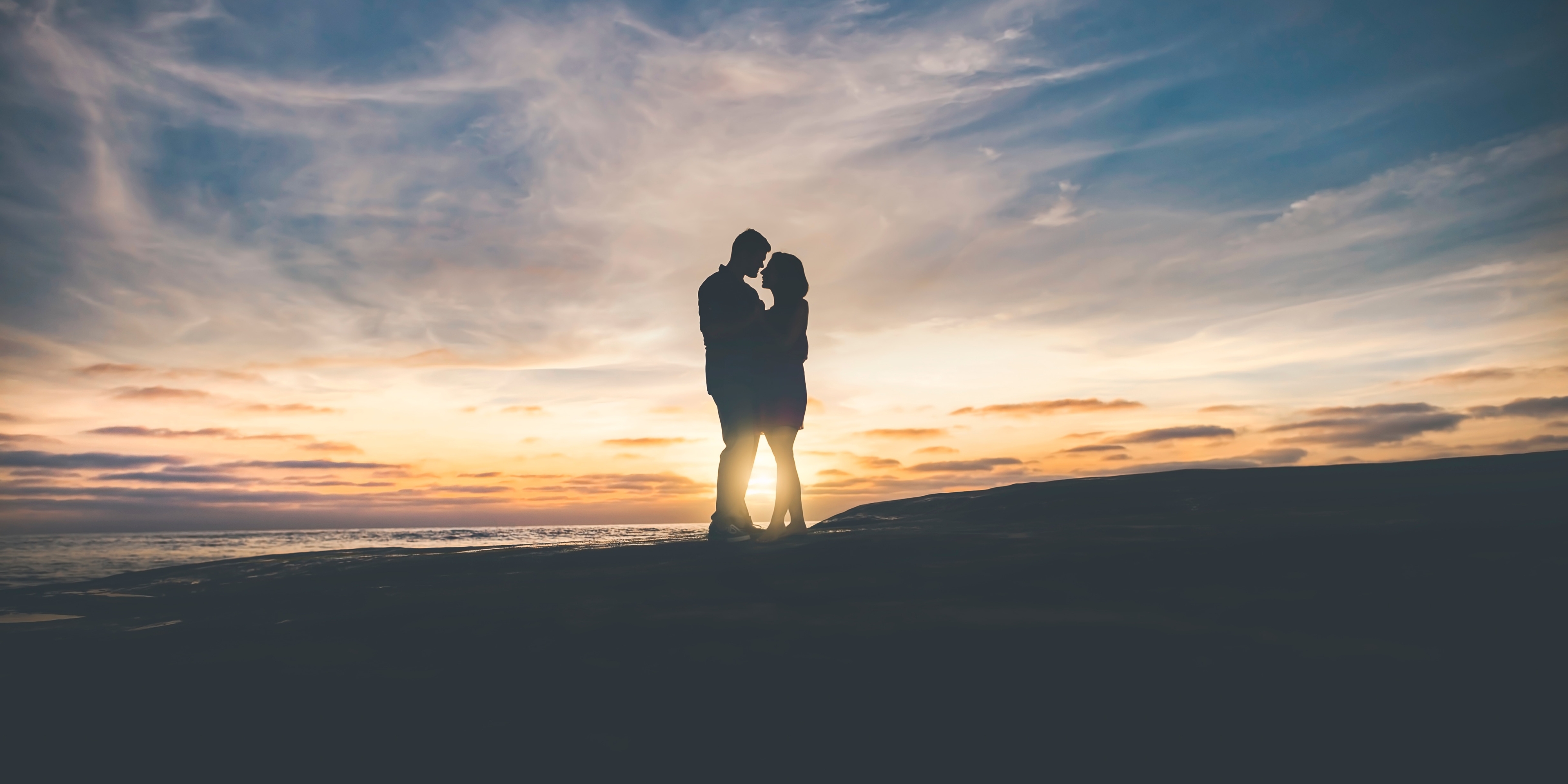 3840x1920 Love Couple Sunset 3840x1920 Resolution Wallpaper, HD Other ...
