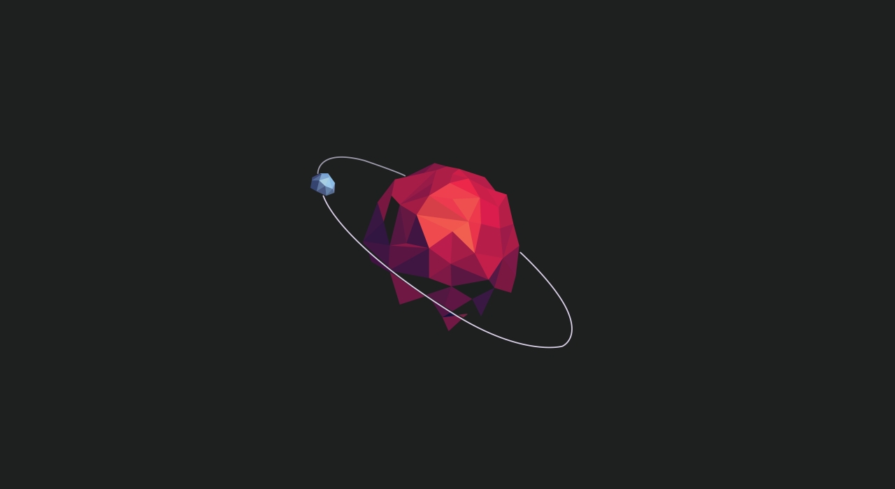 1280x700 Resolution Low Poly Space Planet Minimal 1280x700 Resolution ...