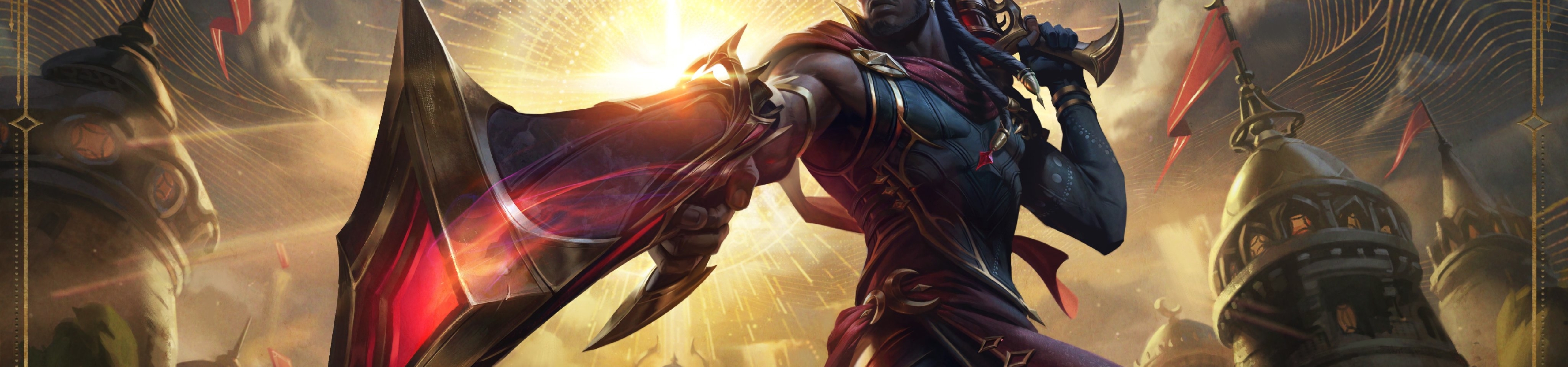 5120x1200 Resolution Lucian Art League Of Legends 5120x1200 Resolution ...