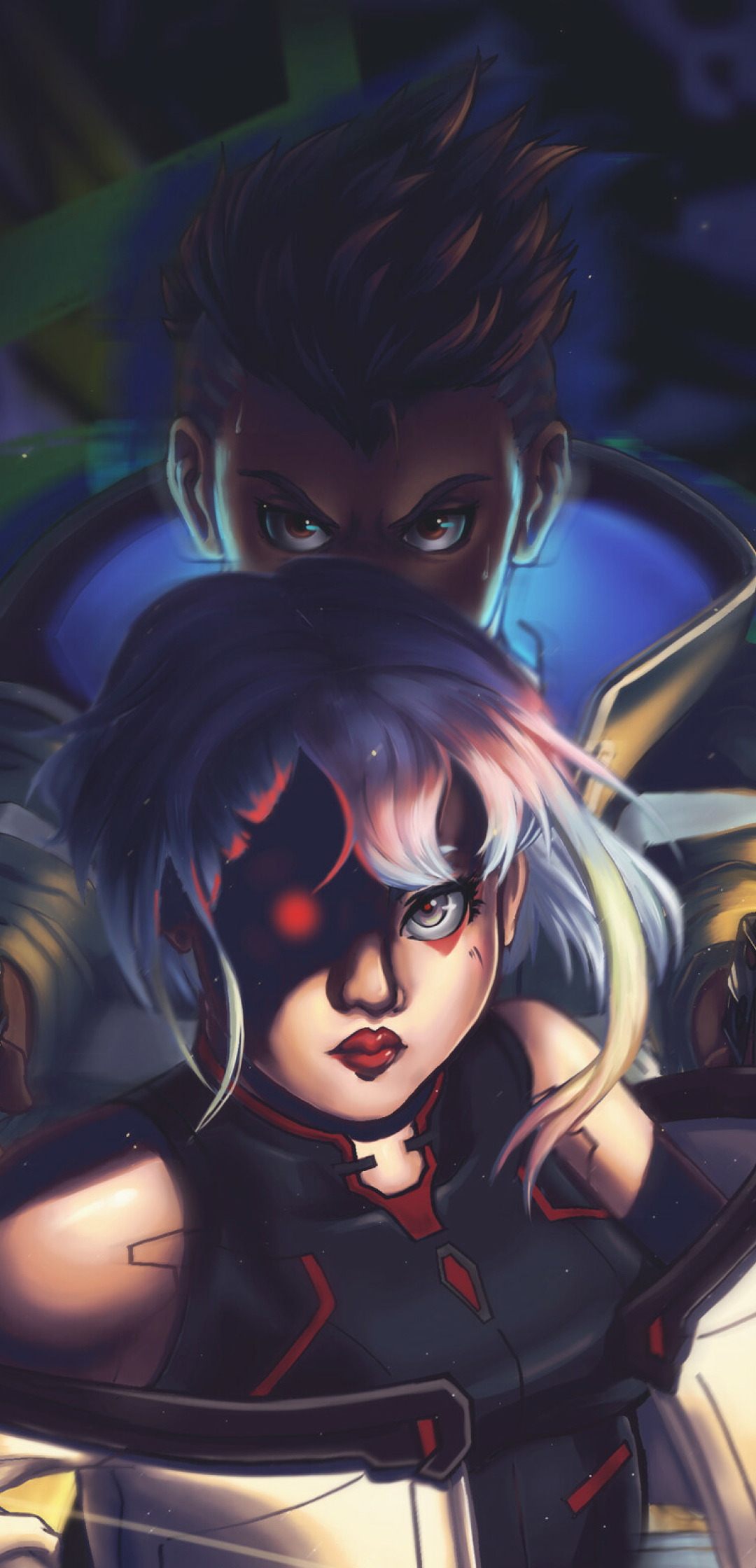 1080x2240 Lucy & David Cool Cyberpunk Edgerunners 1080x2240 Resolution ...