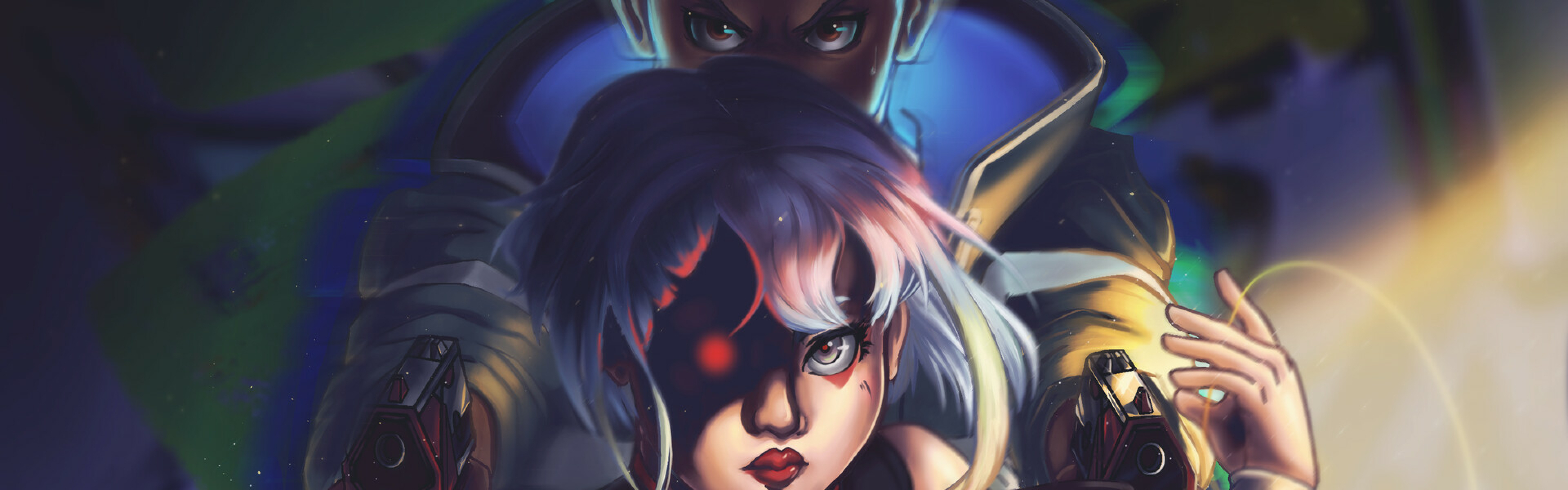 3840x1200 Resolution Lucy & David Cool Cyberpunk Edgerunners 3840x1200 ...