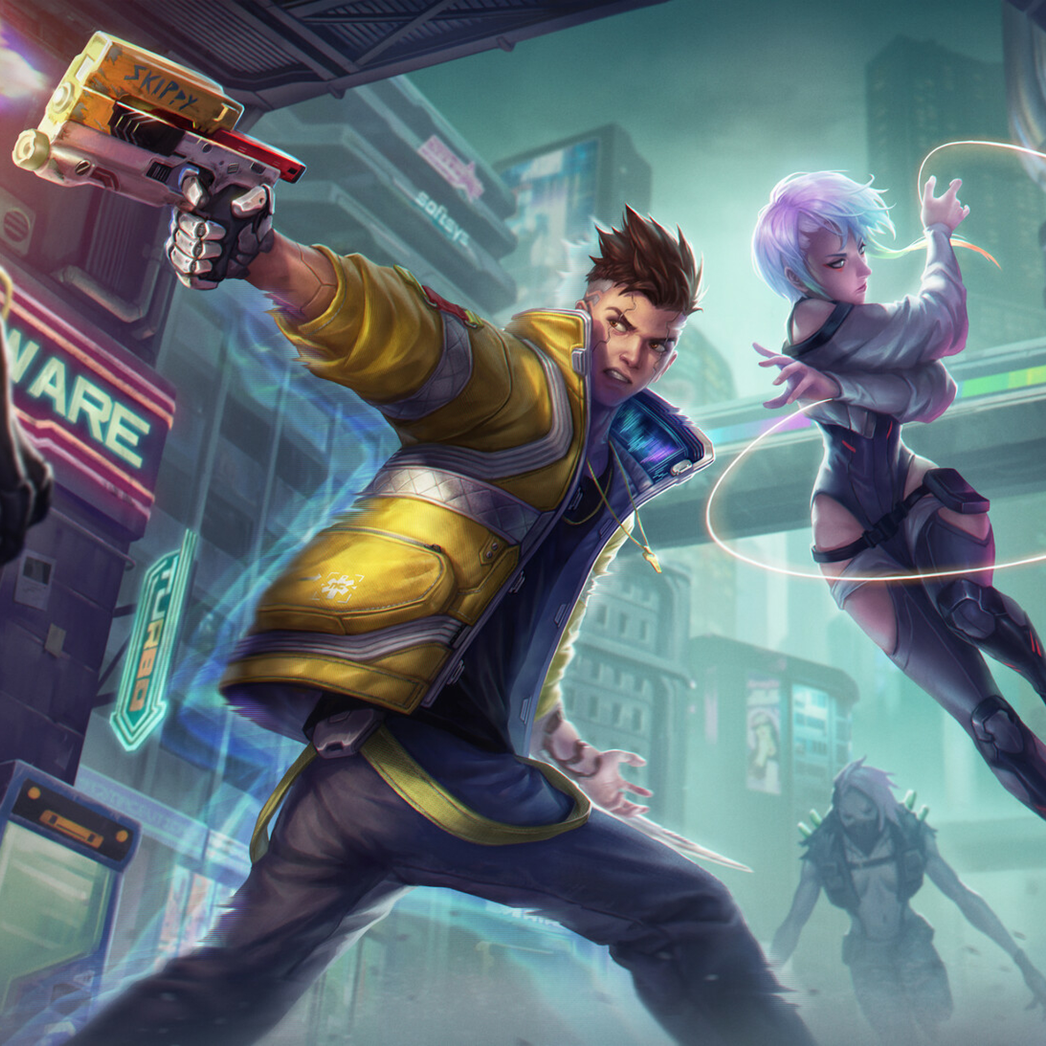 2048x2048 Resolution Lucy & David Cyberpunk Edgerunners Cool Ipad Air ...