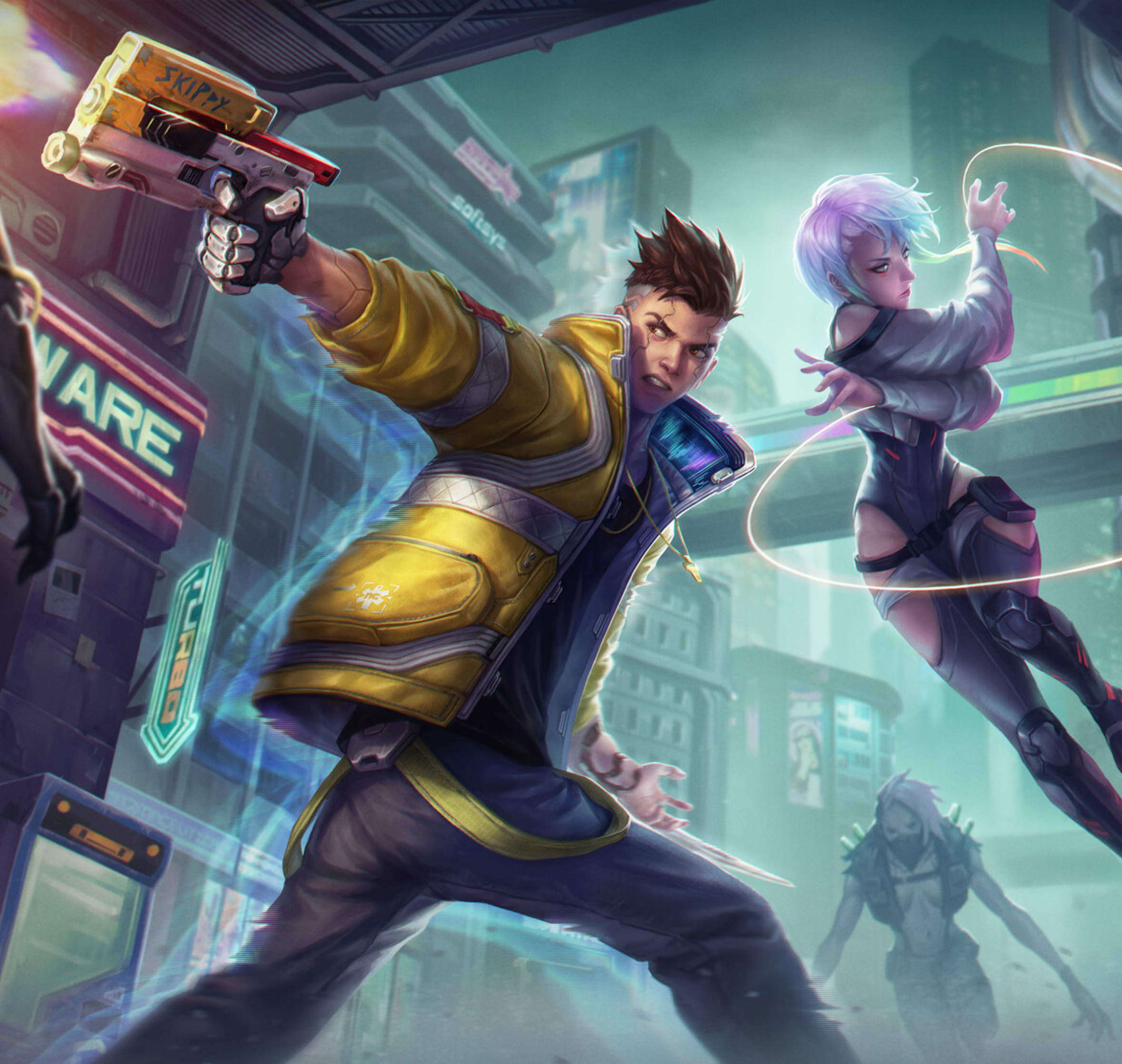 2356x2234 Resolution Lucy & David Cyberpunk Edgerunners Cool 2356x2234 ...