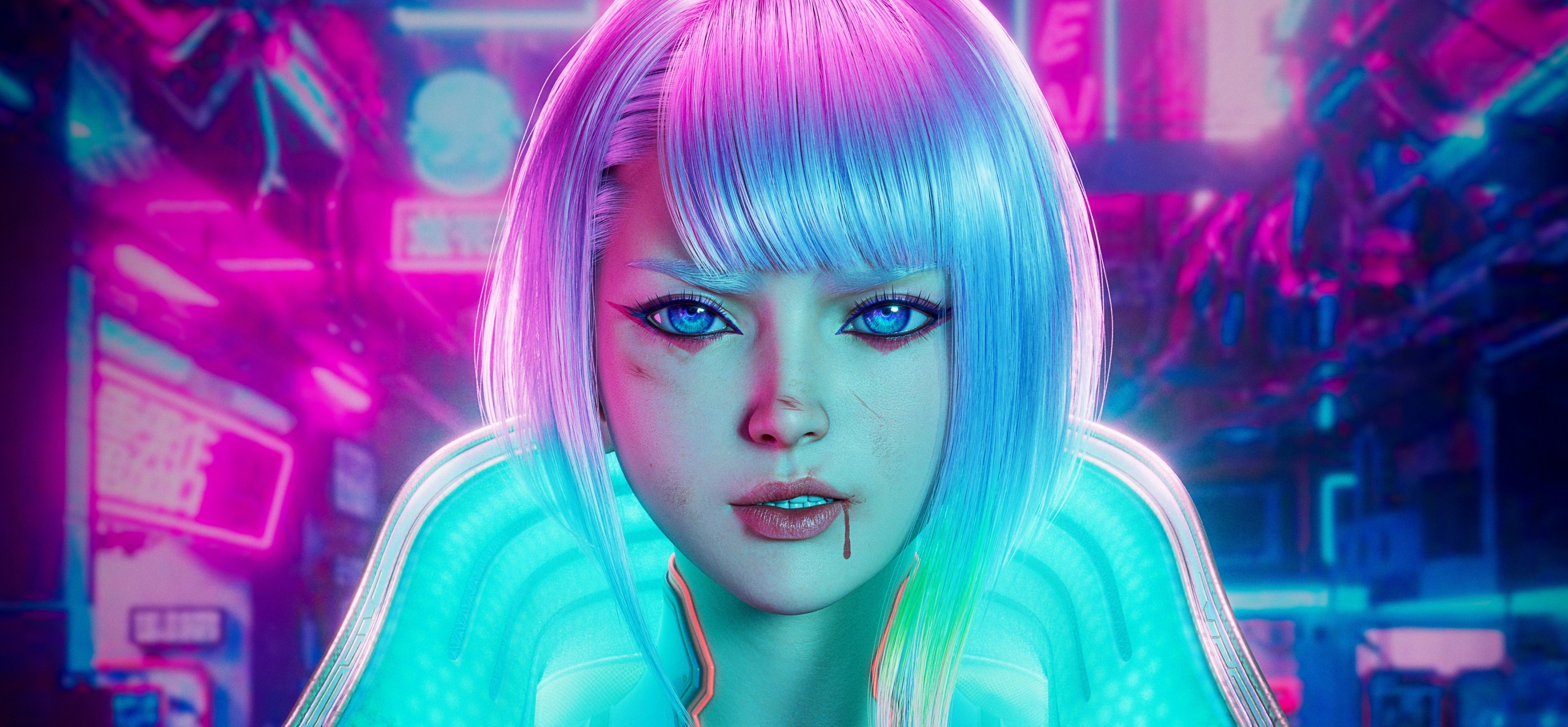 3449x1600 Resolution Lucy HD Cyberpunk Edgerunners Cool 3449x1600 ...