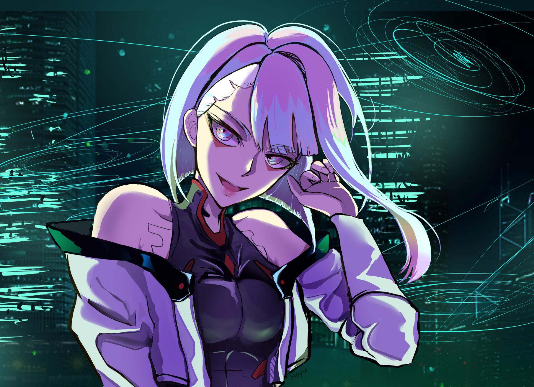 1809x1313 Resolution Lucy HD Cyberpunk Netflix Art 1809x1313 Resolution ...