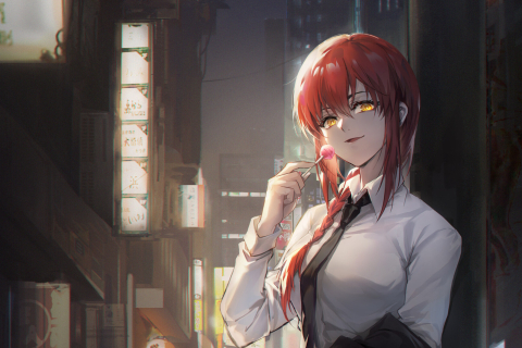 480x320 Makima School Girl Chainsaw Man 480x320 Resolution Wallpaper ...