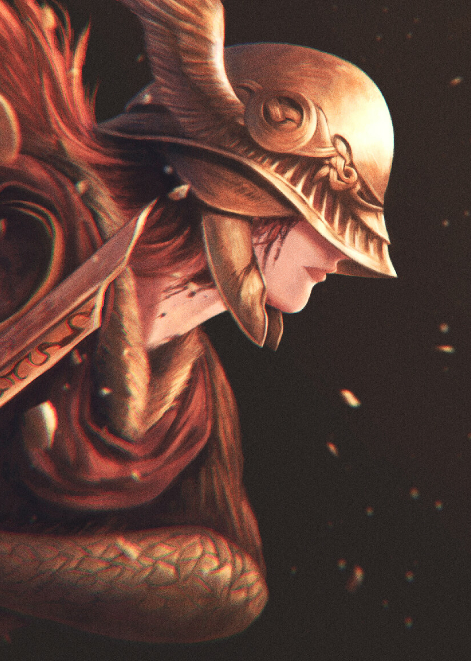 1536x2152 Resolution Malenia Blade of Miquella HD Elden Ring Cinematic ...
