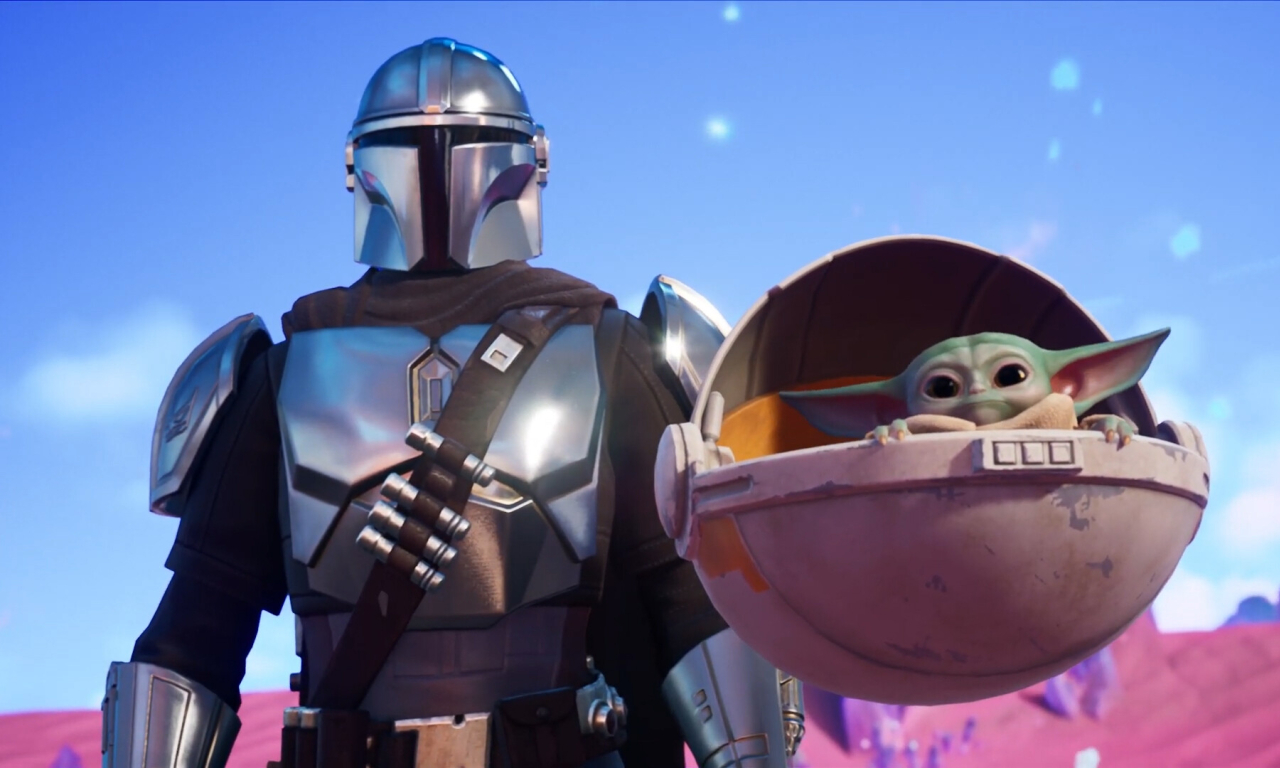 1280x768 Resolution Mandalorian and Baby Yoda Fortnite 1280x768 ...