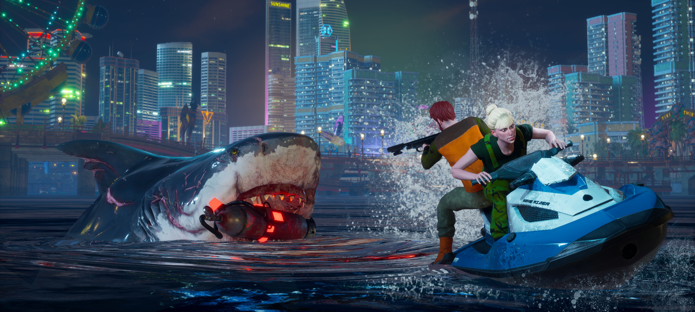 2400x1080 Maneater Launch Screen 2400x1080 Resolution Wallpaper, HD ...