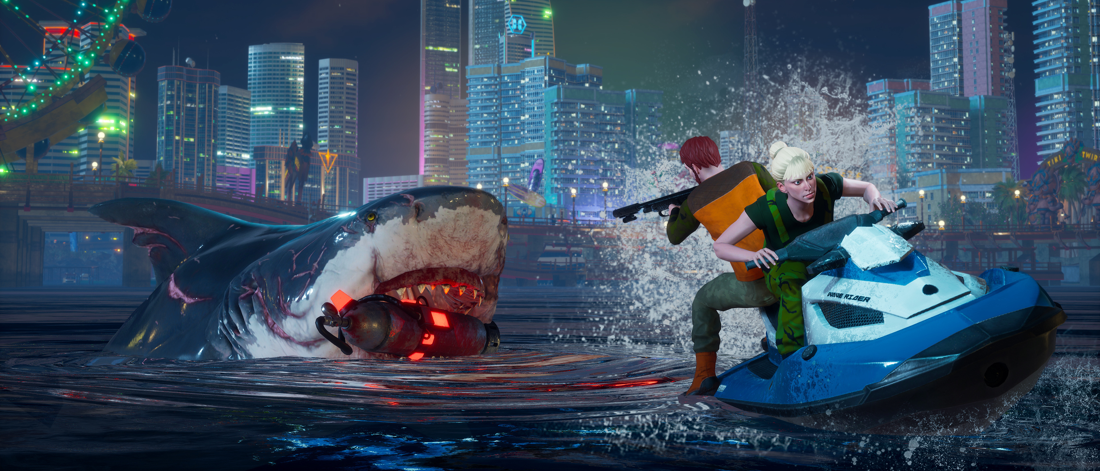 3840x1644 Maneater Launch Screen 3840x1644 Resolution Wallpaper, HD ...