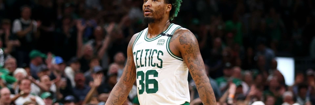 1200x400 Resolution Marcus Smart NBA Final 2022 HD Hair Look 1200x400 ...