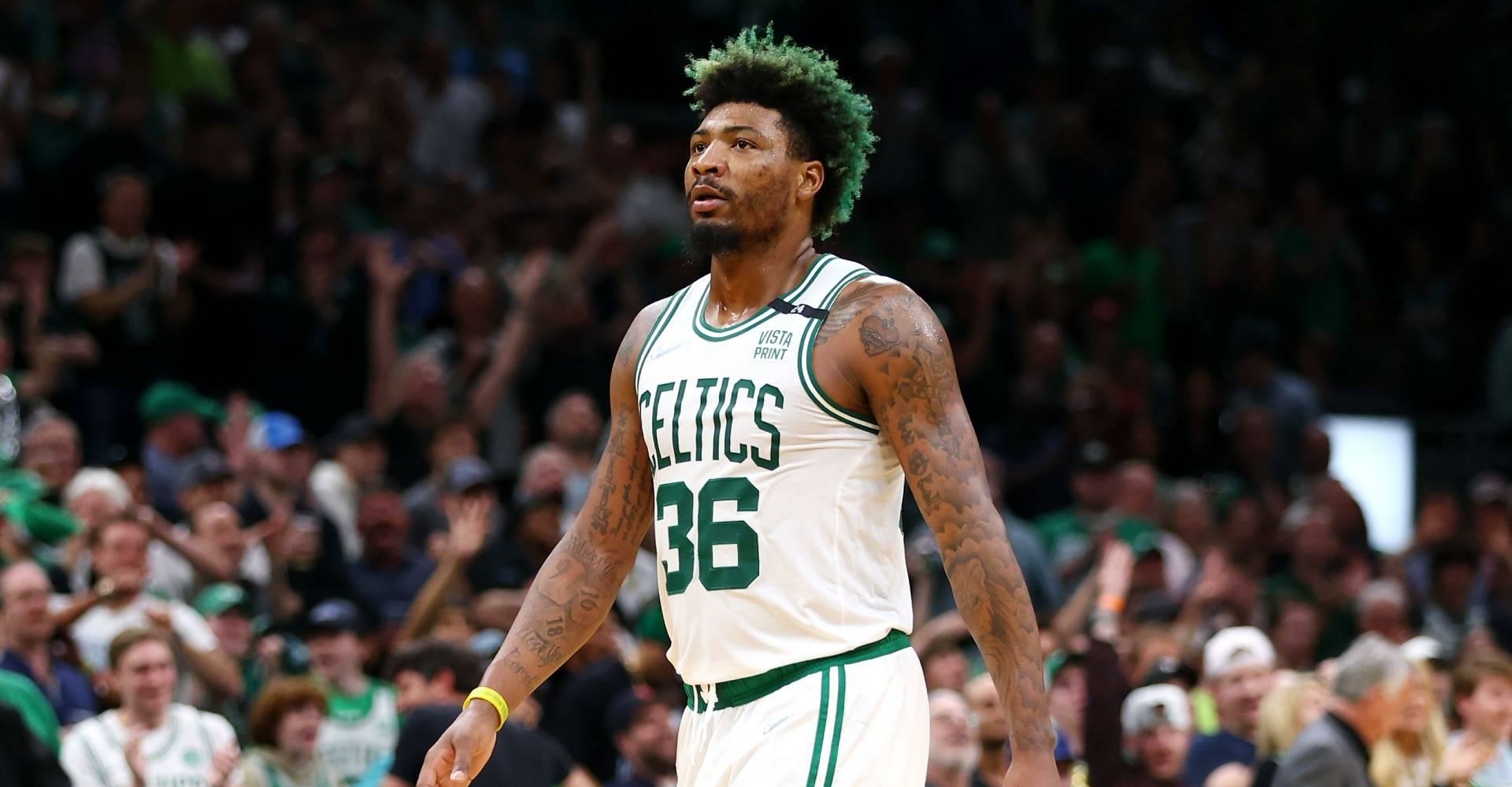 1920x1000 Resolution Marcus Smart NBA Final 2022 HD Hair Look 1920x1000 ...