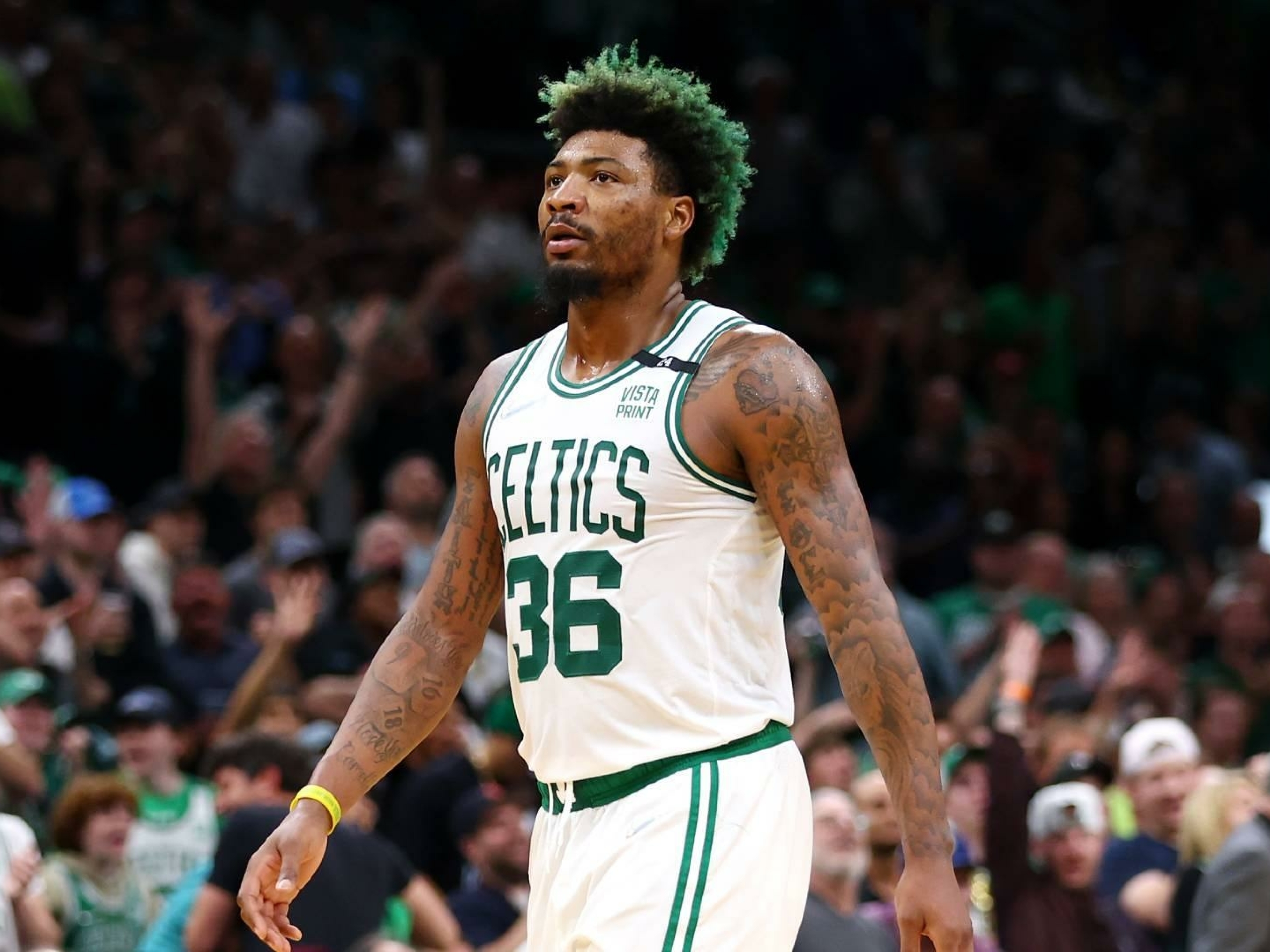 4000x3000 Resolution Marcus Smart NBA Final 2022 HD Hair Look 4000x3000 ...